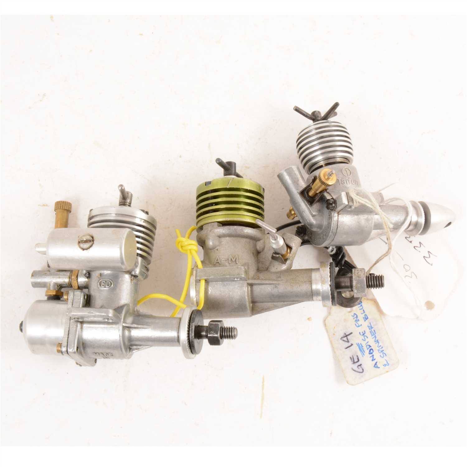 Lot 442 - 3 x 1cc diesels AM10, ED CADET, and TAIFUN