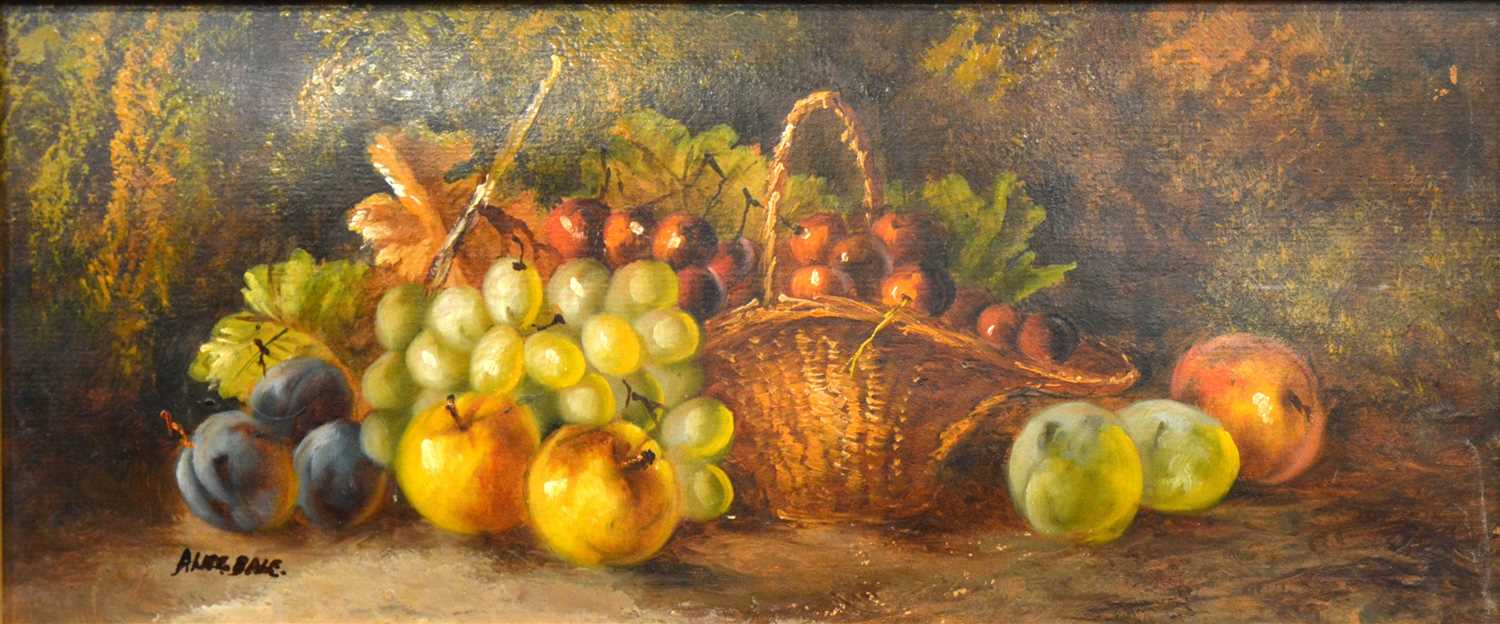 Lot 485 - Alice Bale, pair of still lifes, oil on