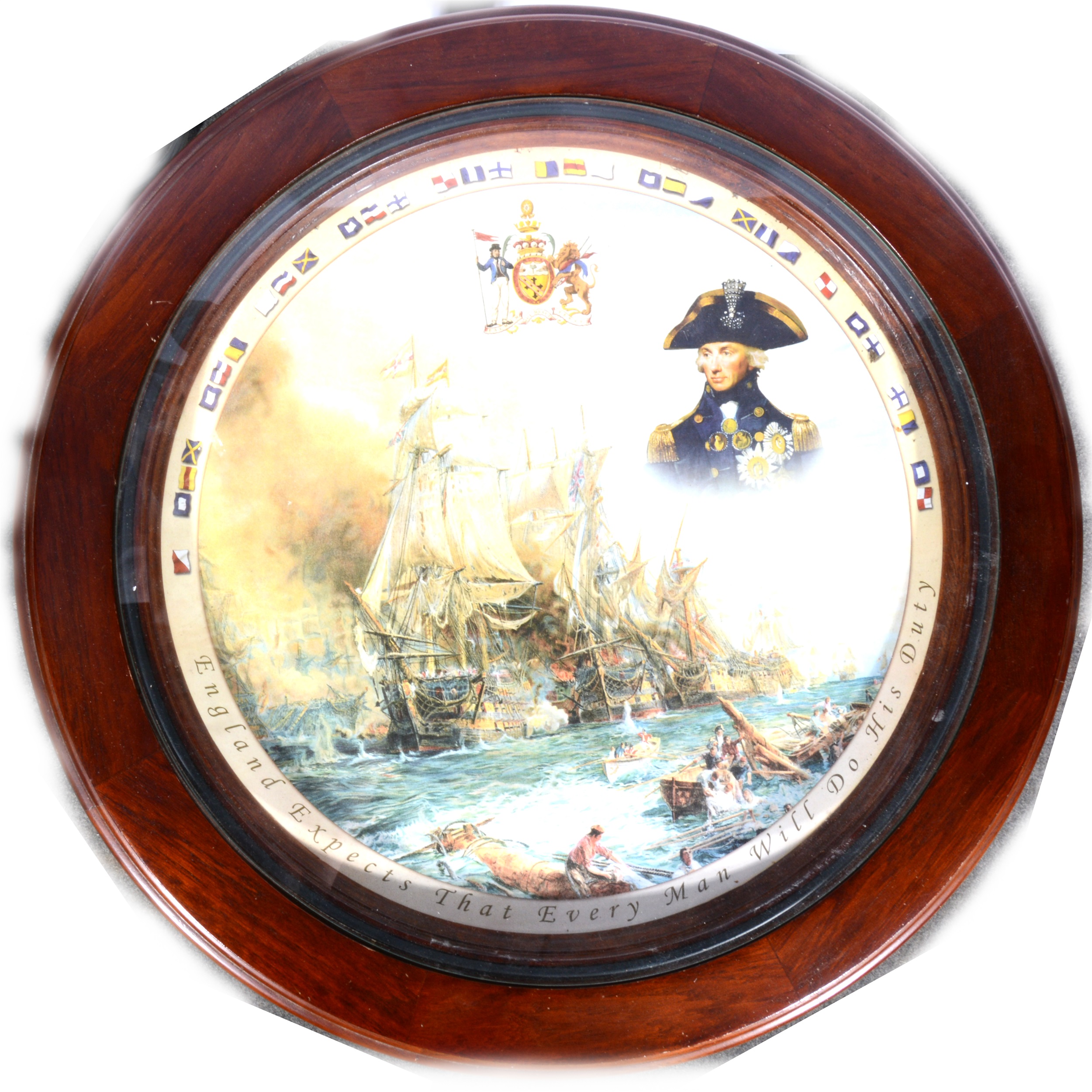 Lot 539 - The Trafalgar side table, for Danbury Mint,