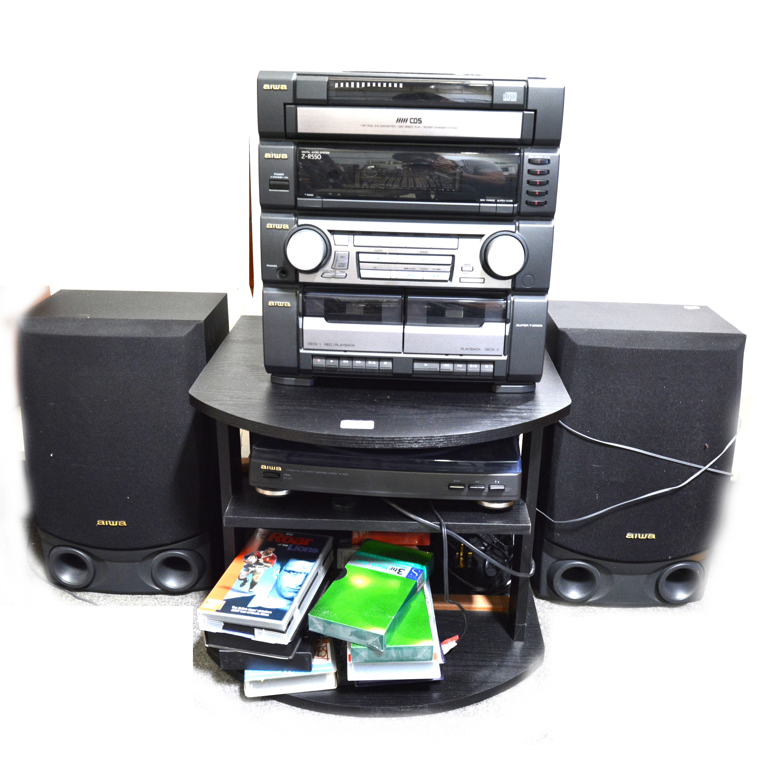 Lot 339 - An Aiwa audio stack system,