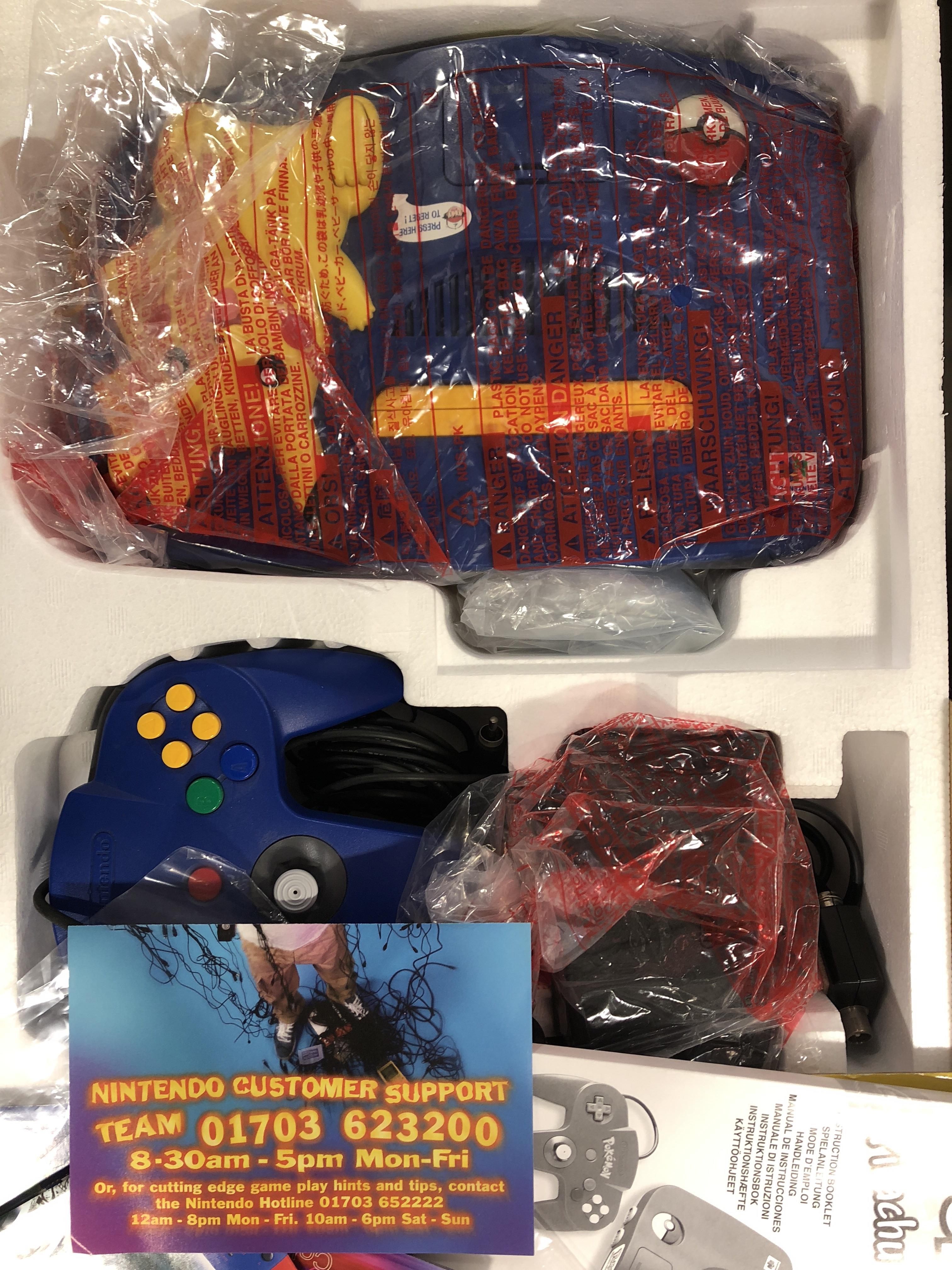 Lot 160 - Pokemon edition Nintendo 64 games console,