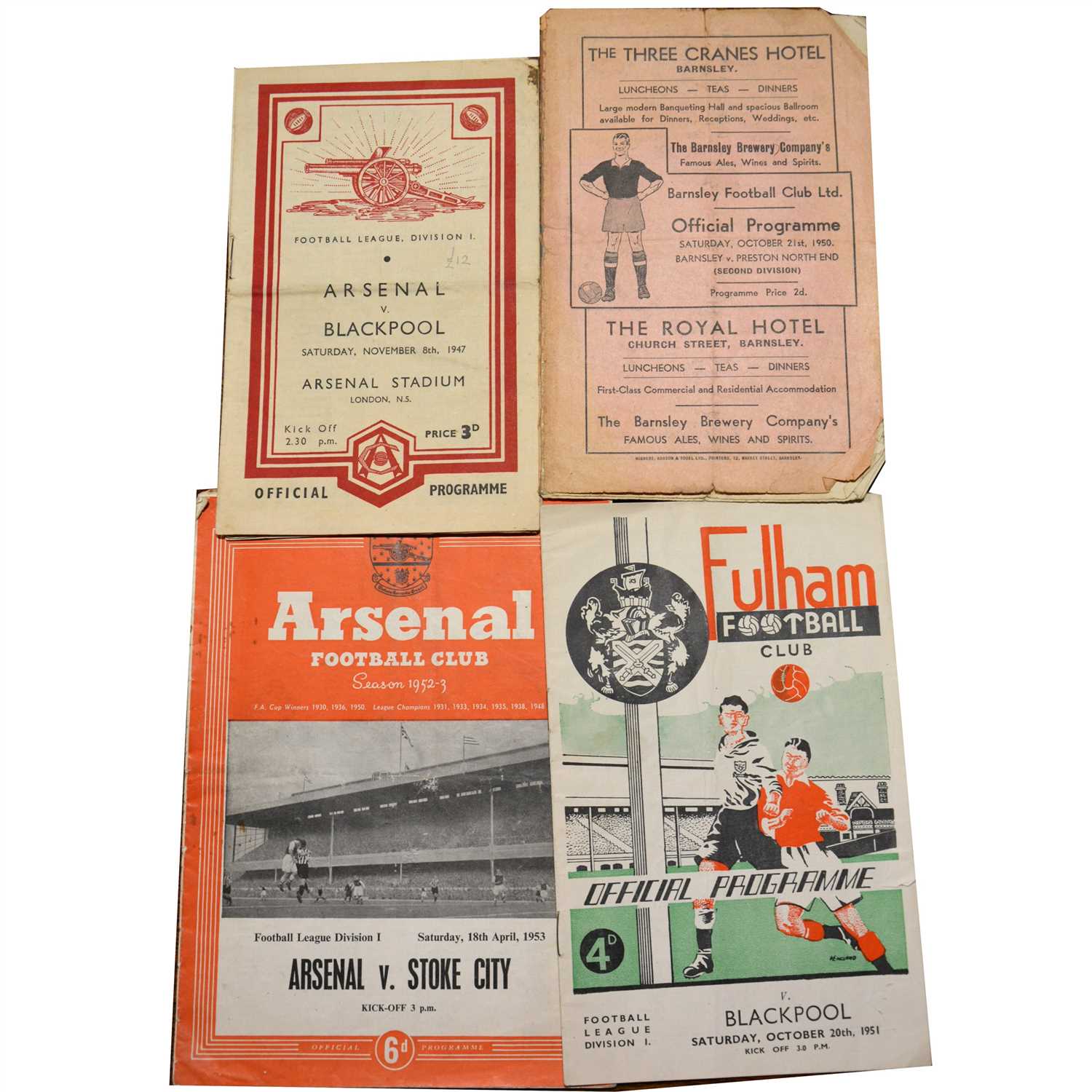 Lot 602 - Football interest; folder of match