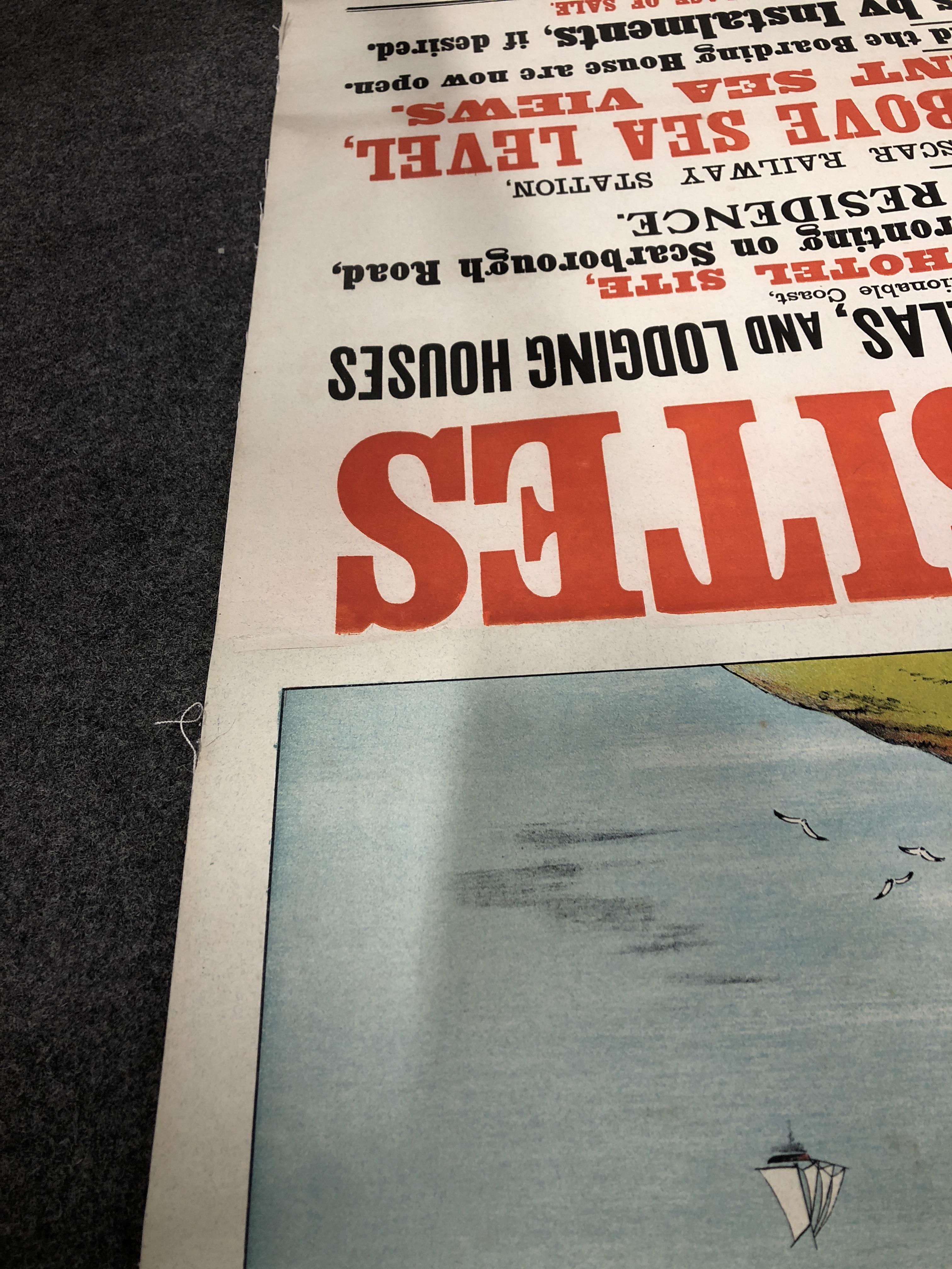 Lot 85 - Original development poster Ravenscar, dated