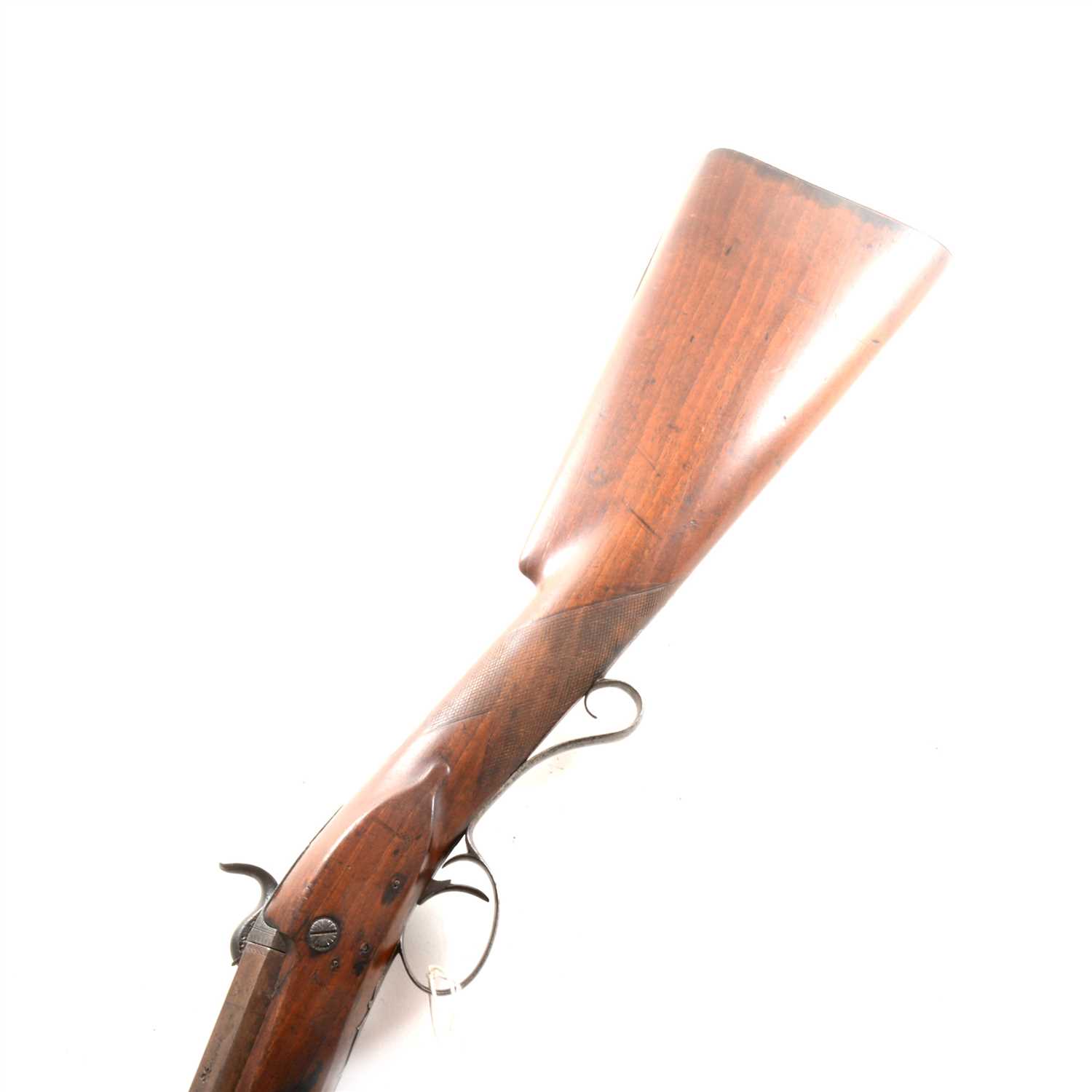 Lot 234 - Single barrel percussion rifle,
