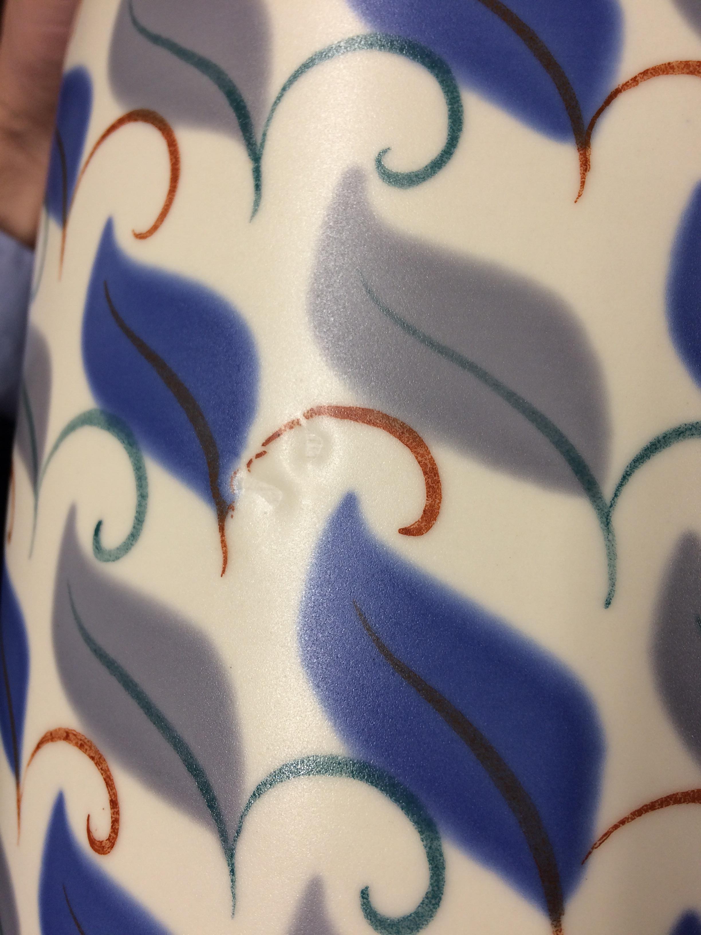 Lot 166 - A mid-century Freeform vase, by Poole