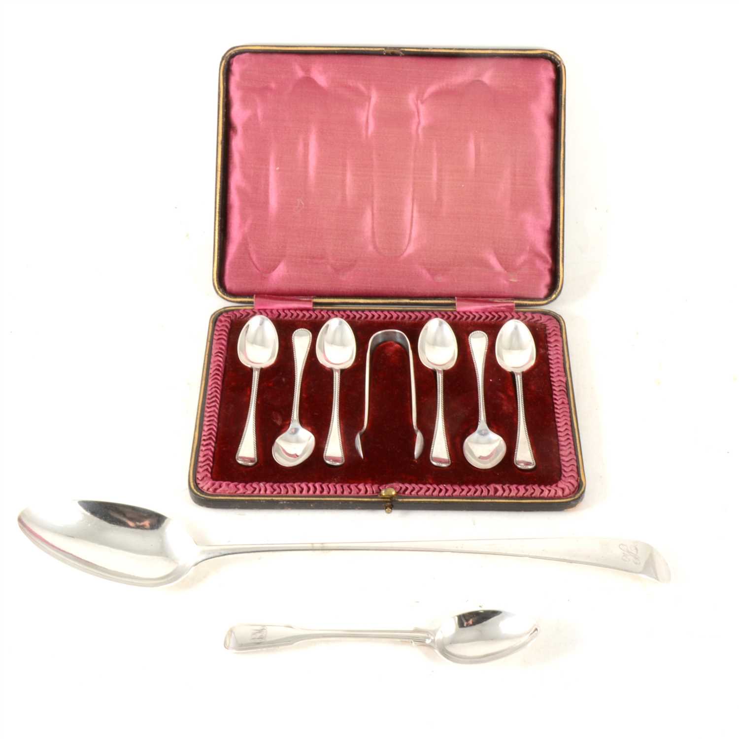 Lot 125 - A silver basting spoon, by Hester Bateman,