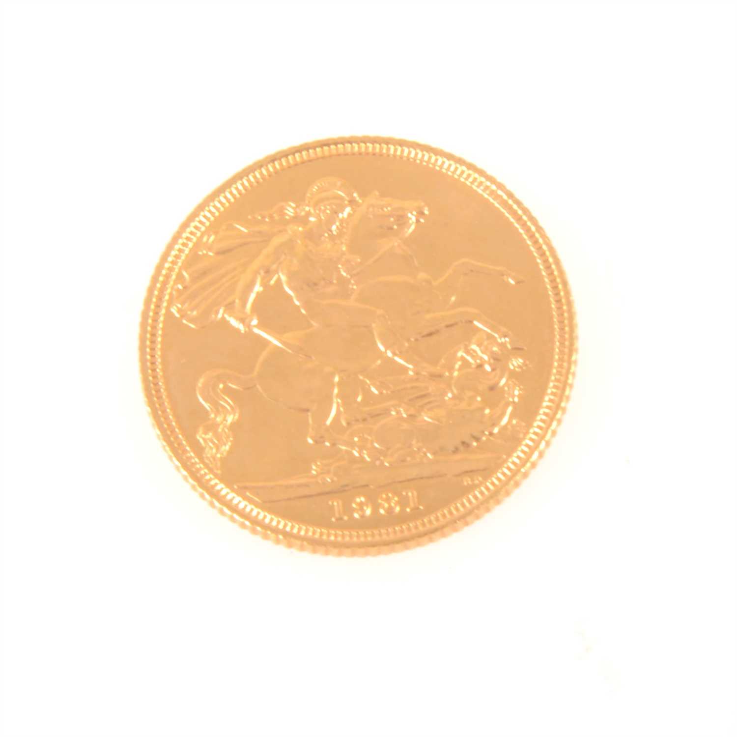 Lot 192 - A Full Sovereign - Elizabeth II 1981.