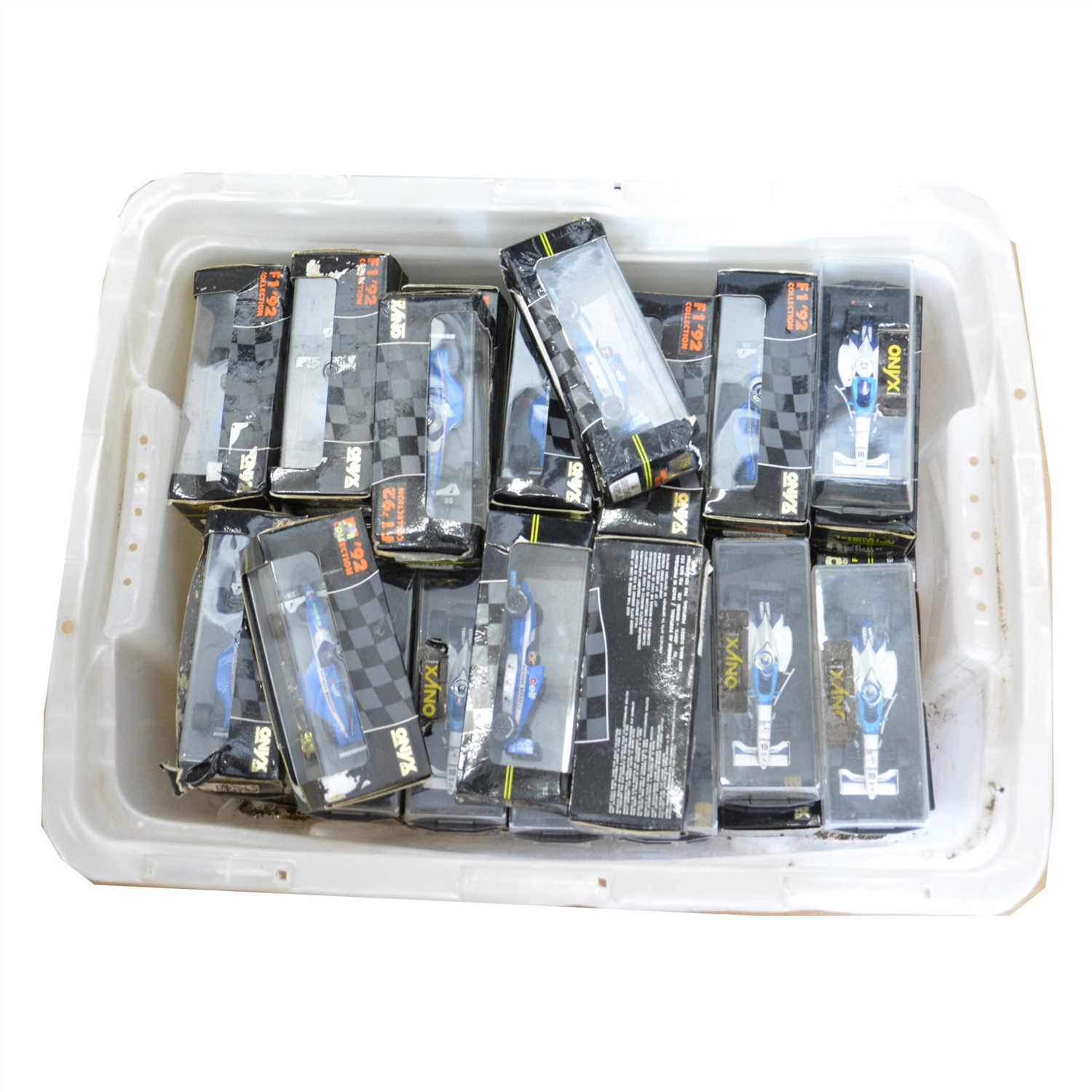 Lot 303 Onyx 1 43 Scale F1 Model Cars 25 Models Lot 303 Onyx 1 43 Scale F1 Model Cars 25 Models