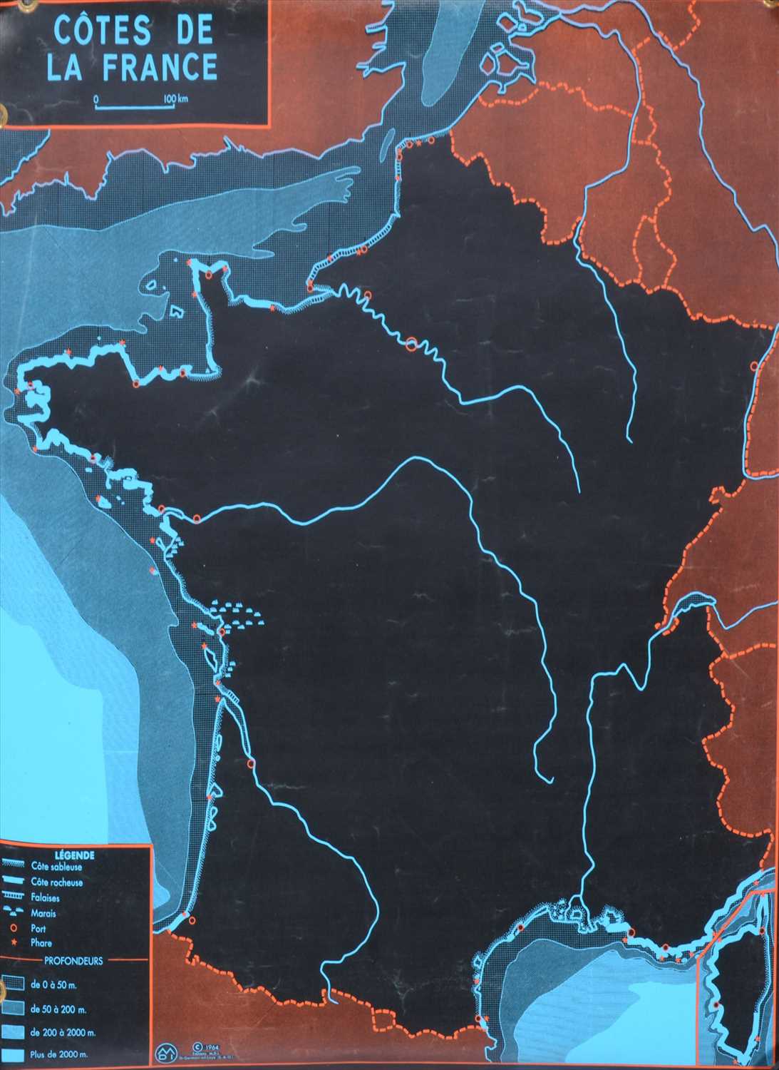 Lot 486 - A French double-side educational school