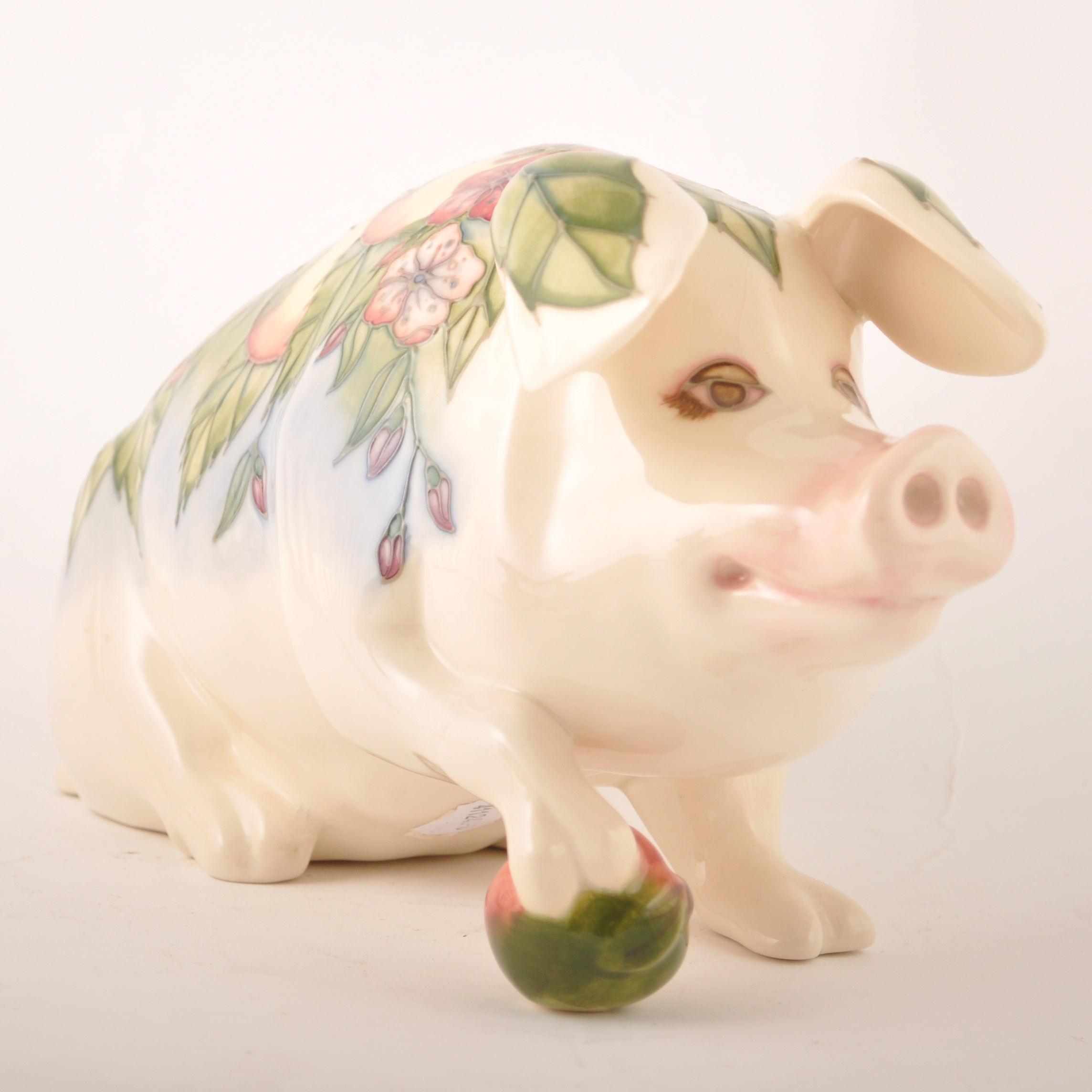 Lot 548 - A rare Moorcroft Pottery 'Peter the Pig',