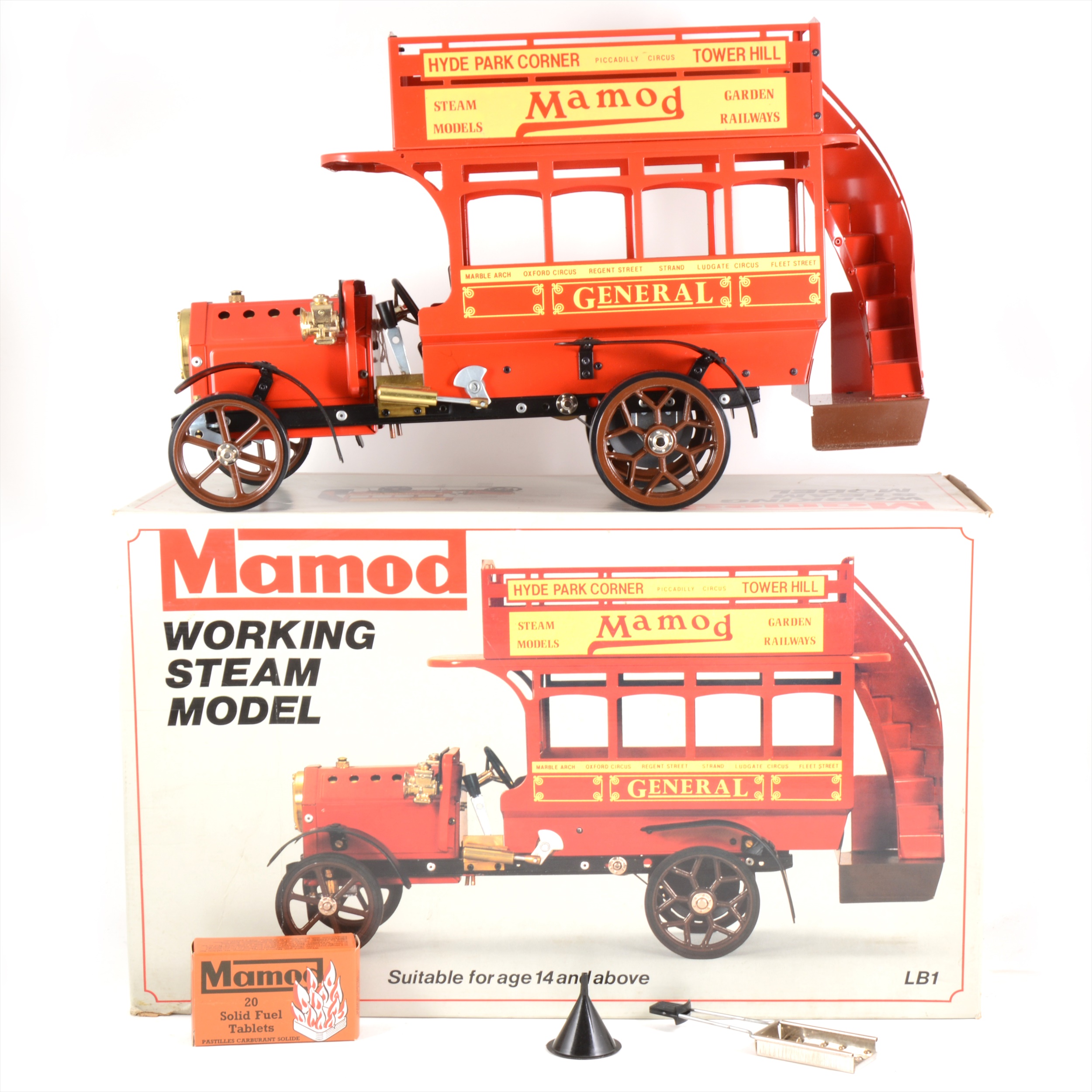 Lot 15 - Mamod live steam; LB1 working steam model