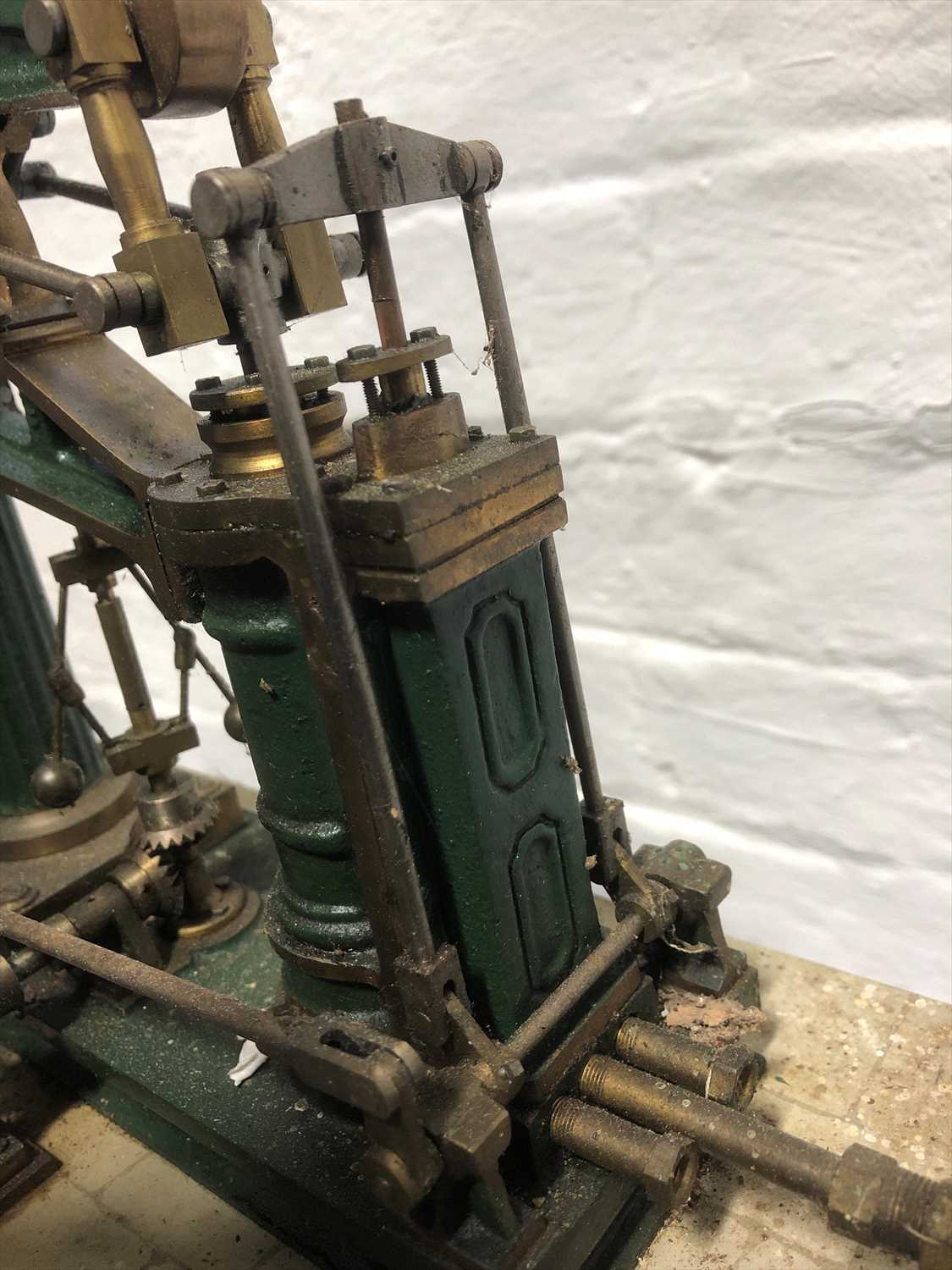 Lot 7 - A well engineered beam engine; 1inch scale