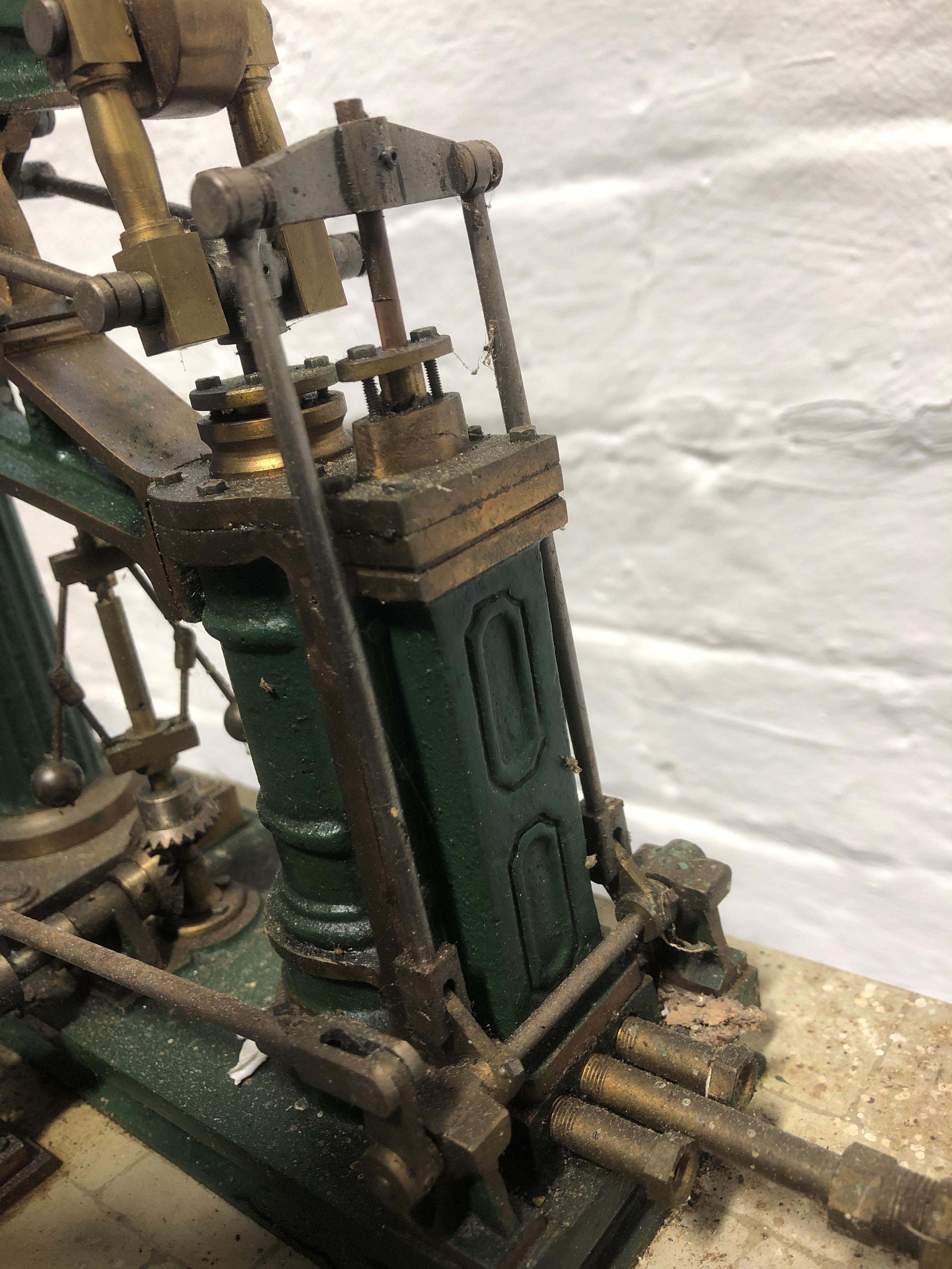 Lot 7 - A well engineered beam engine; 1inch scale
