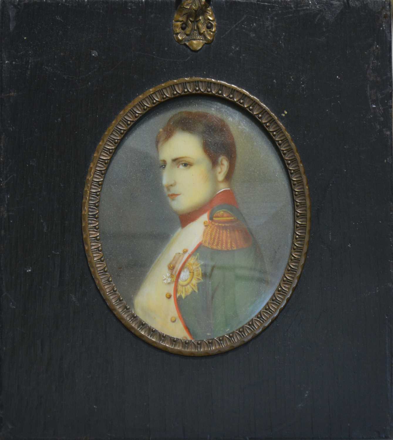 Lot 254 - A portrait miniature of a young Napoleon,