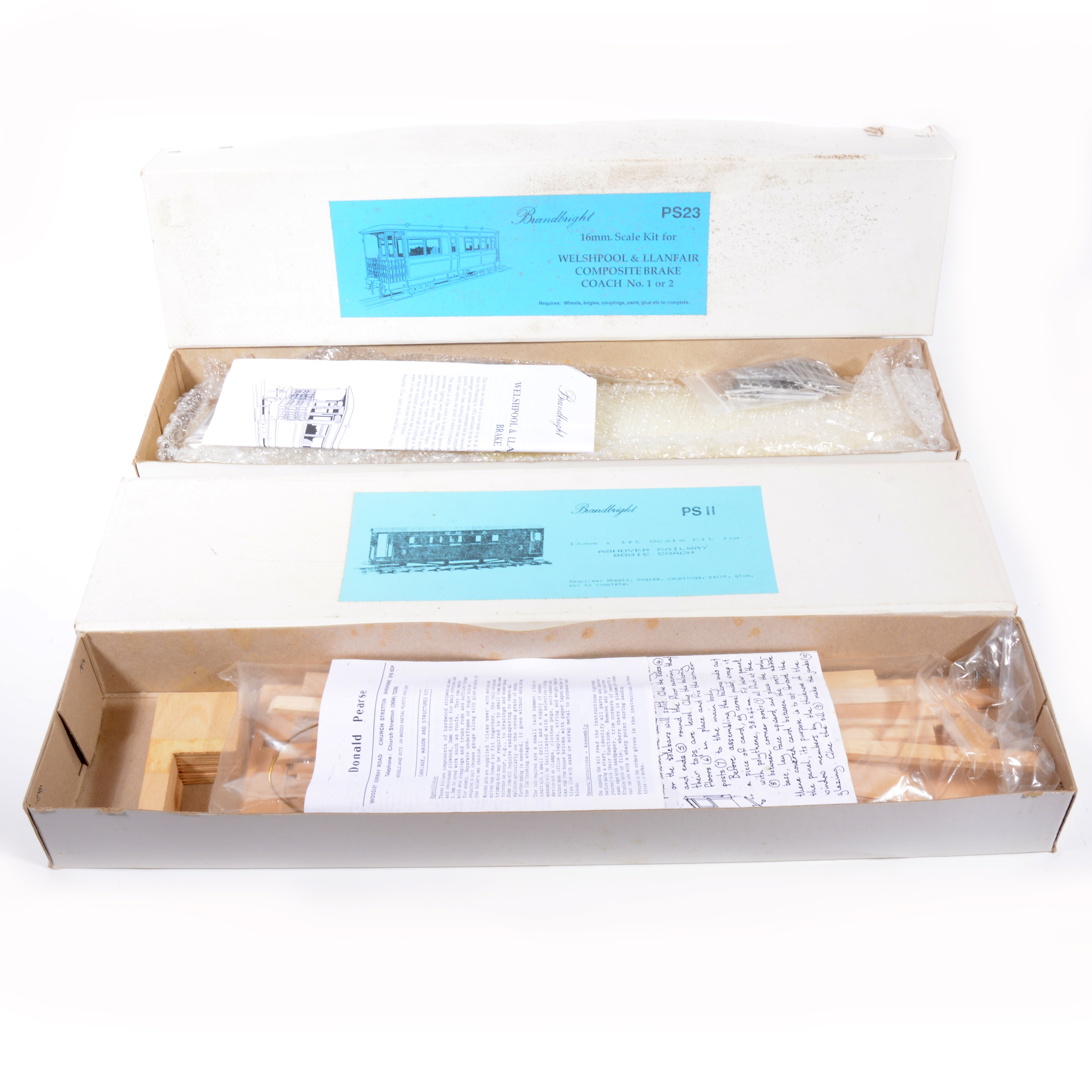 Lot 110 - Two Brandbright model railway kits, 16mm