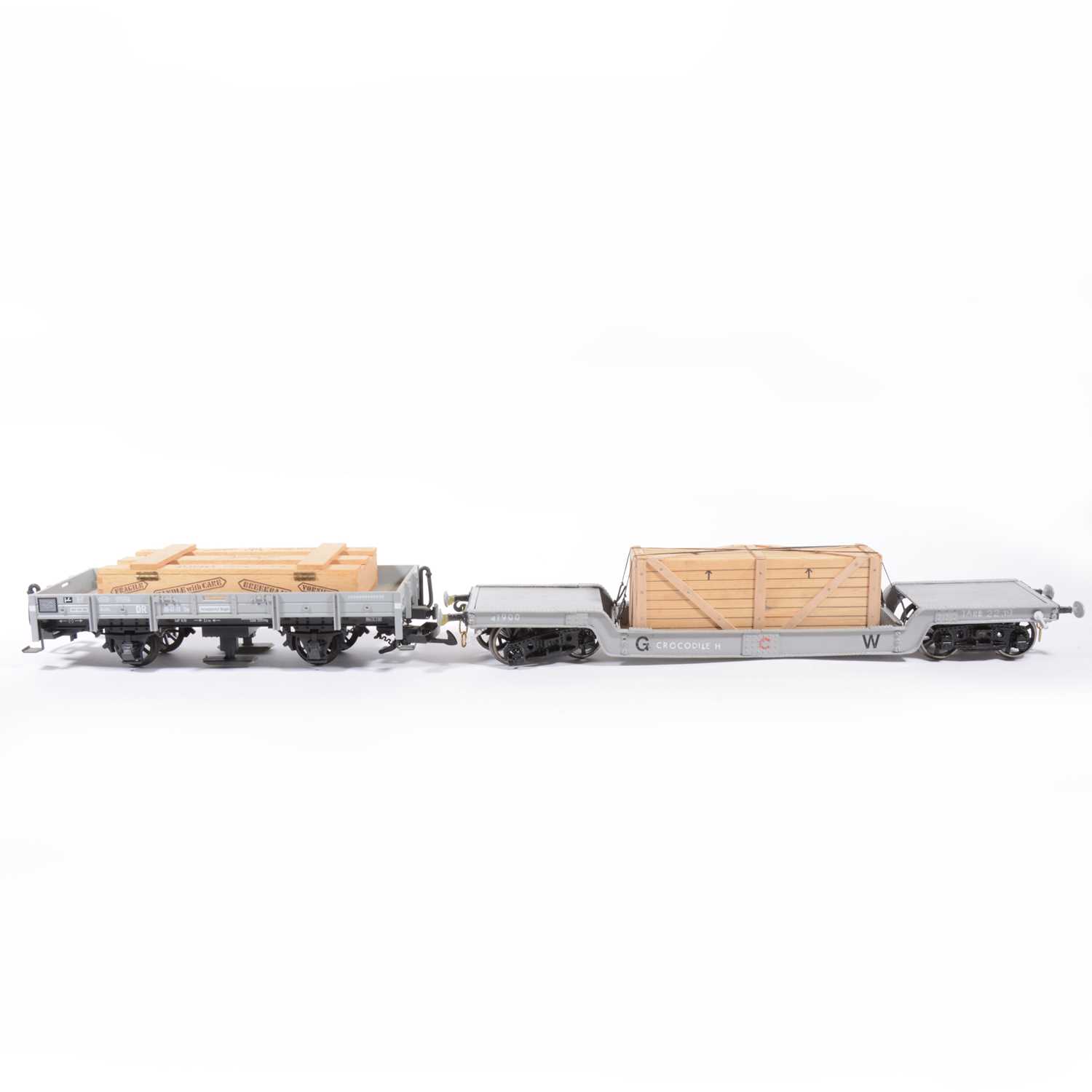Lot 103 - Six gauge 1 / G scale, 45mm, rolling stock,