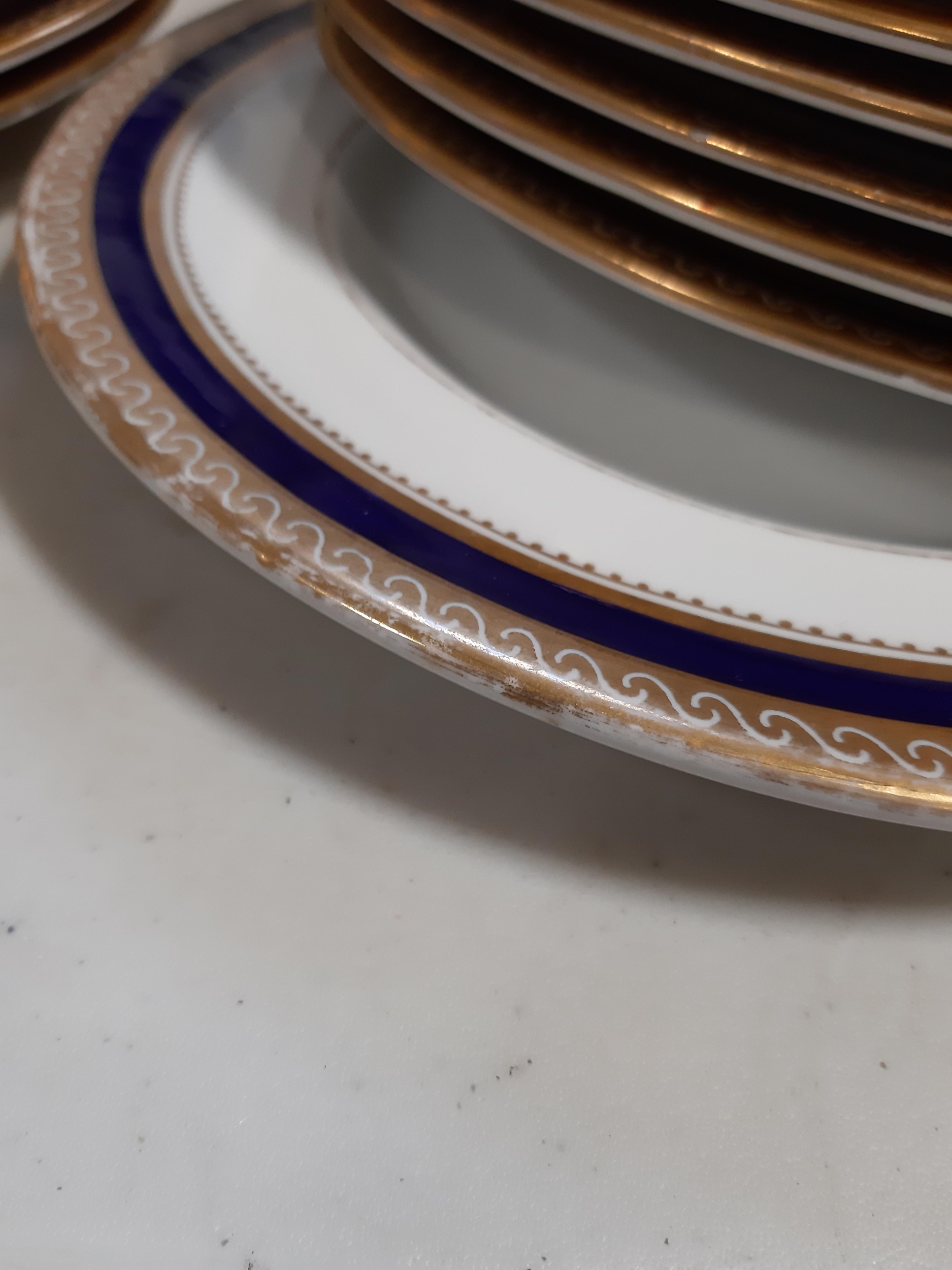 Lot 42 - Grainger & Co. Worcester part dinner service,