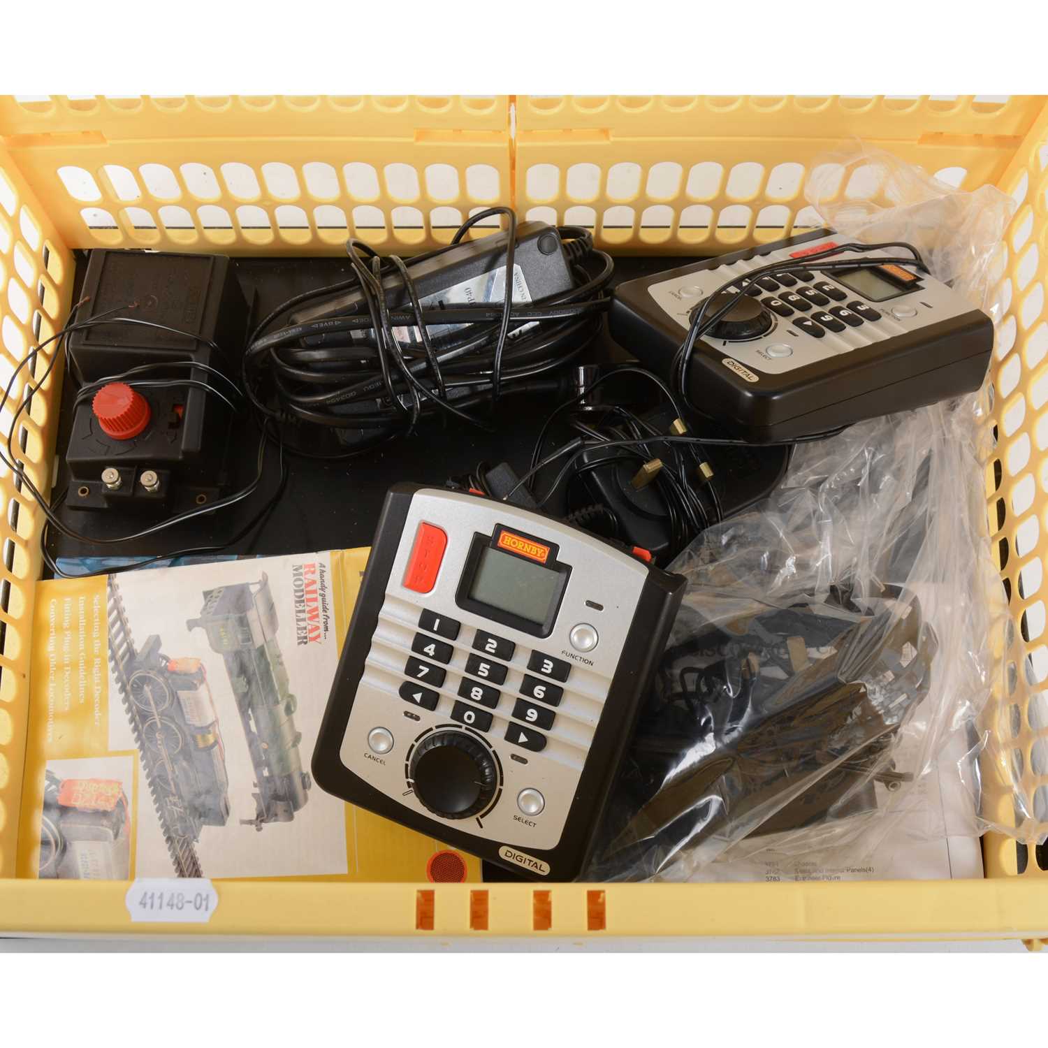 Lot 156 - Pair of Hornby model railway DCC controllers,