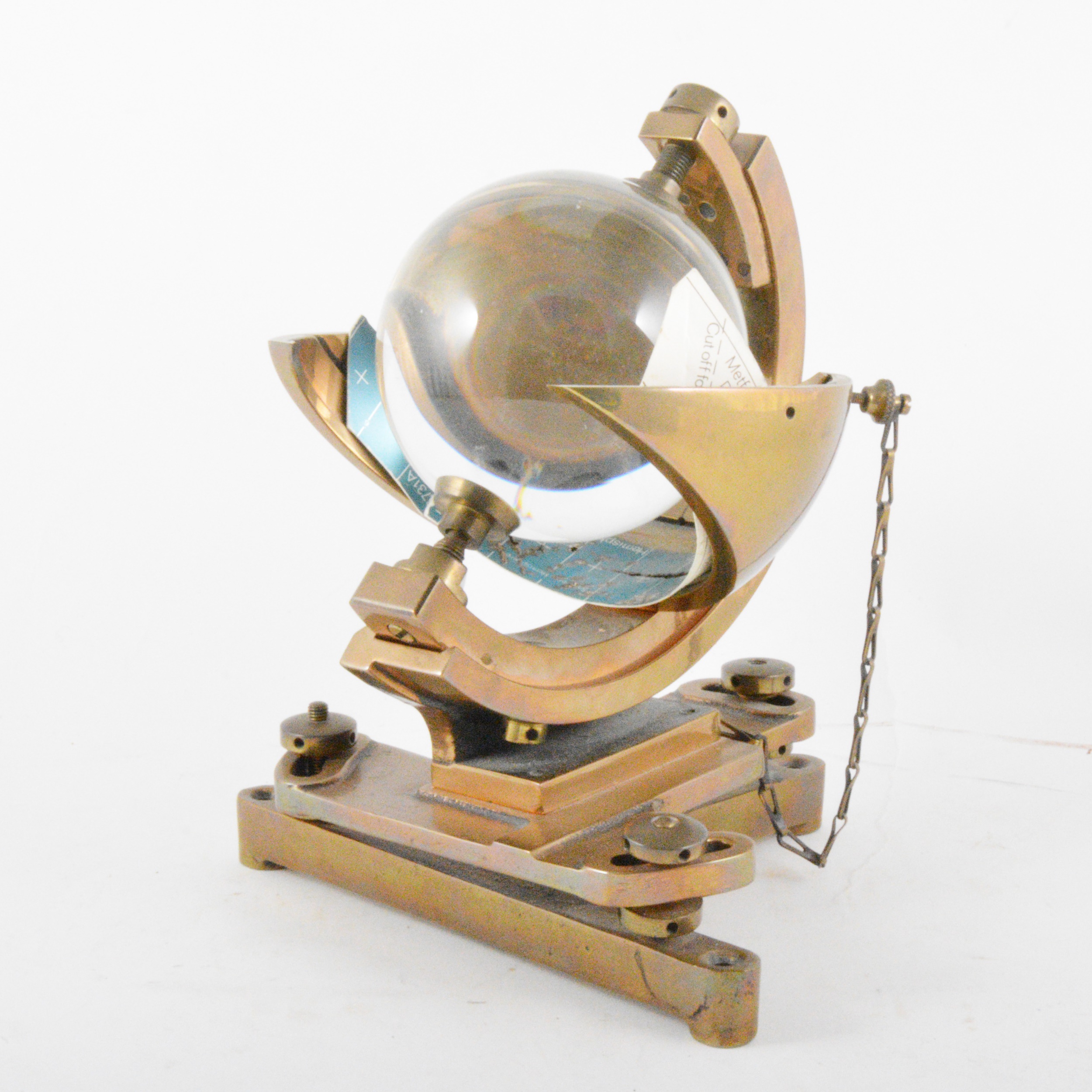 Lot 236 - A Campbell Stokes type Sunshine recorder,