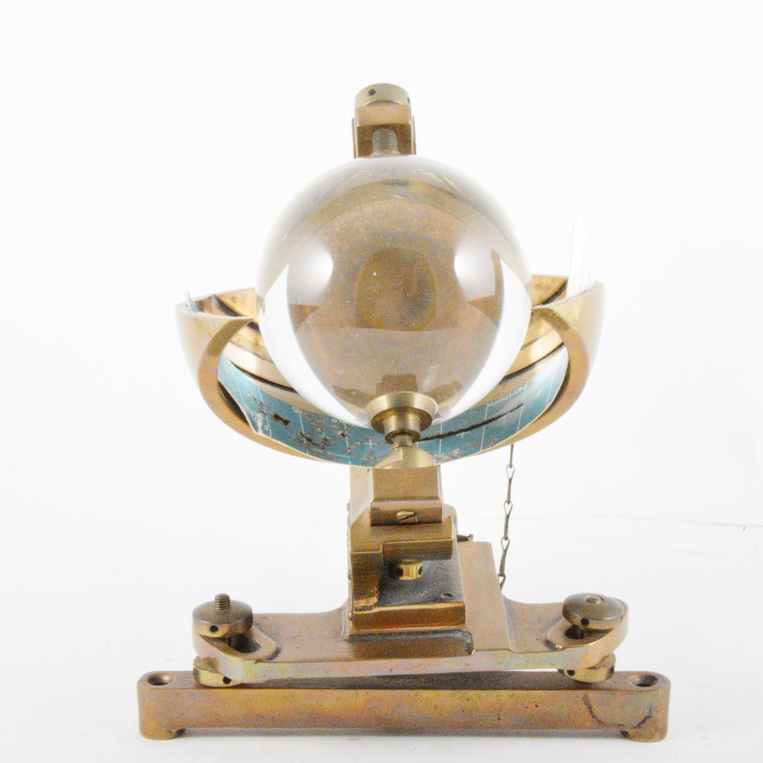 Lot 236 - A Campbell Stokes type Sunshine recorder,