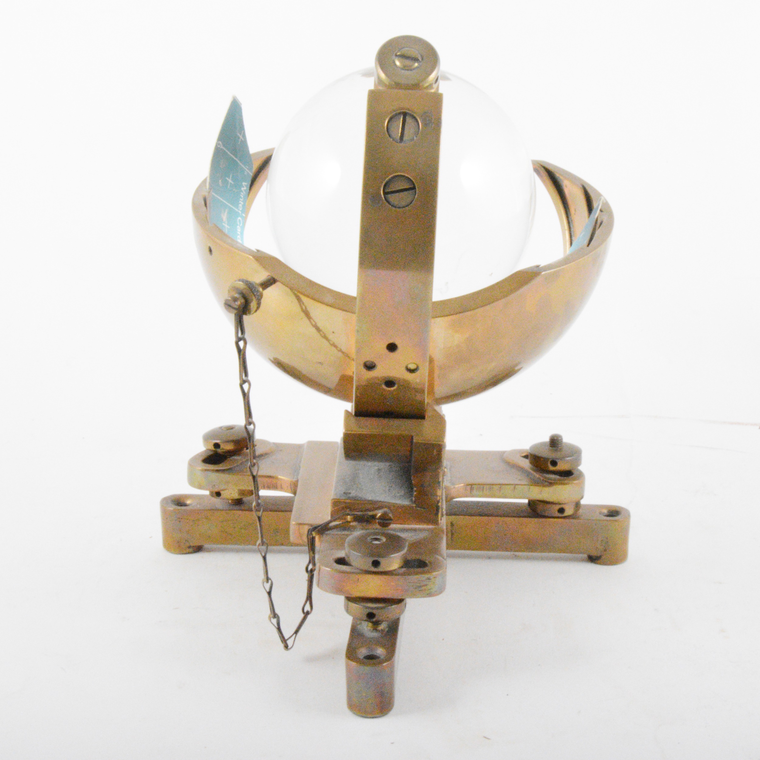 Lot 236 - A Campbell Stokes type Sunshine recorder,