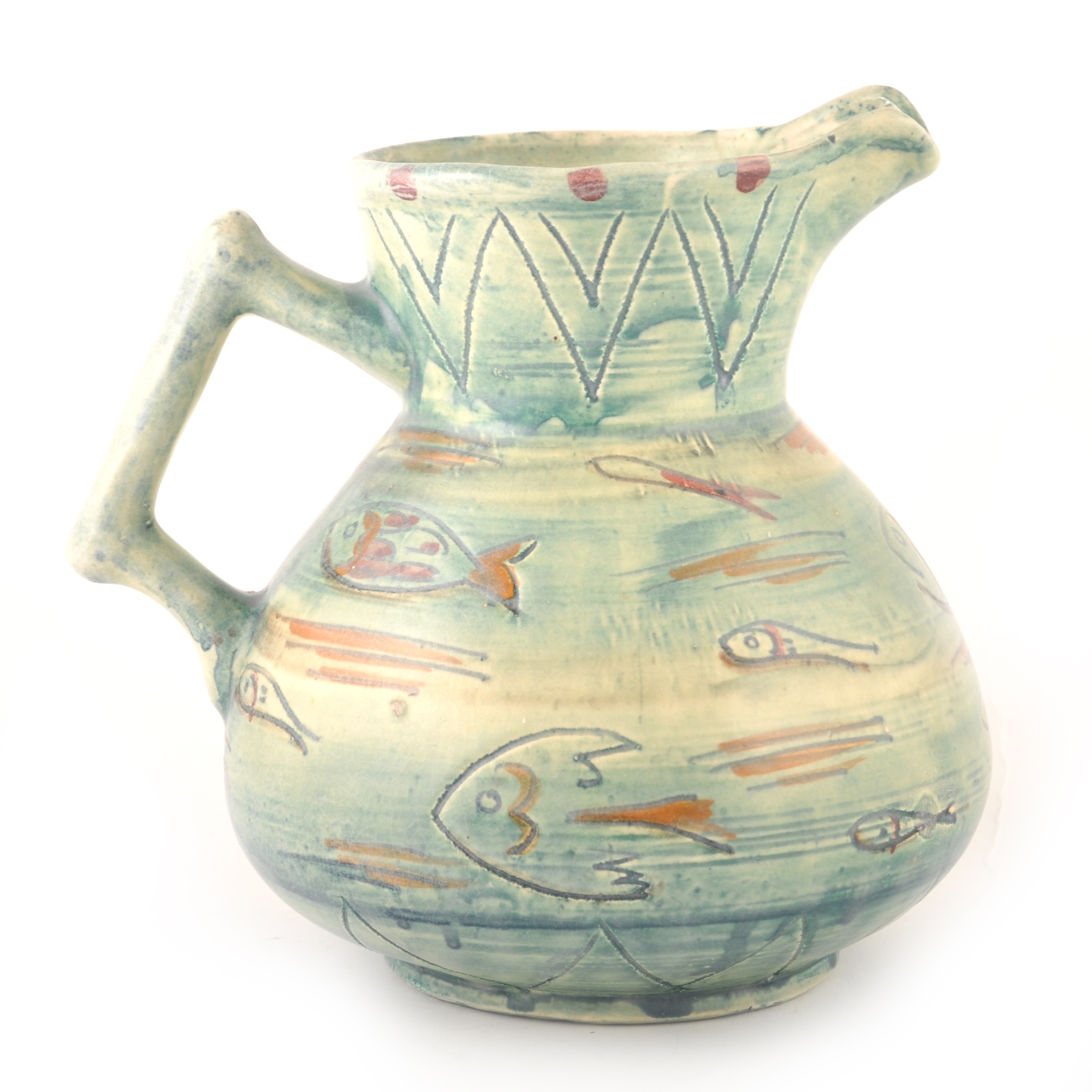Lot 612 - A Shorter Pottery 'Aztec' jug, designed by