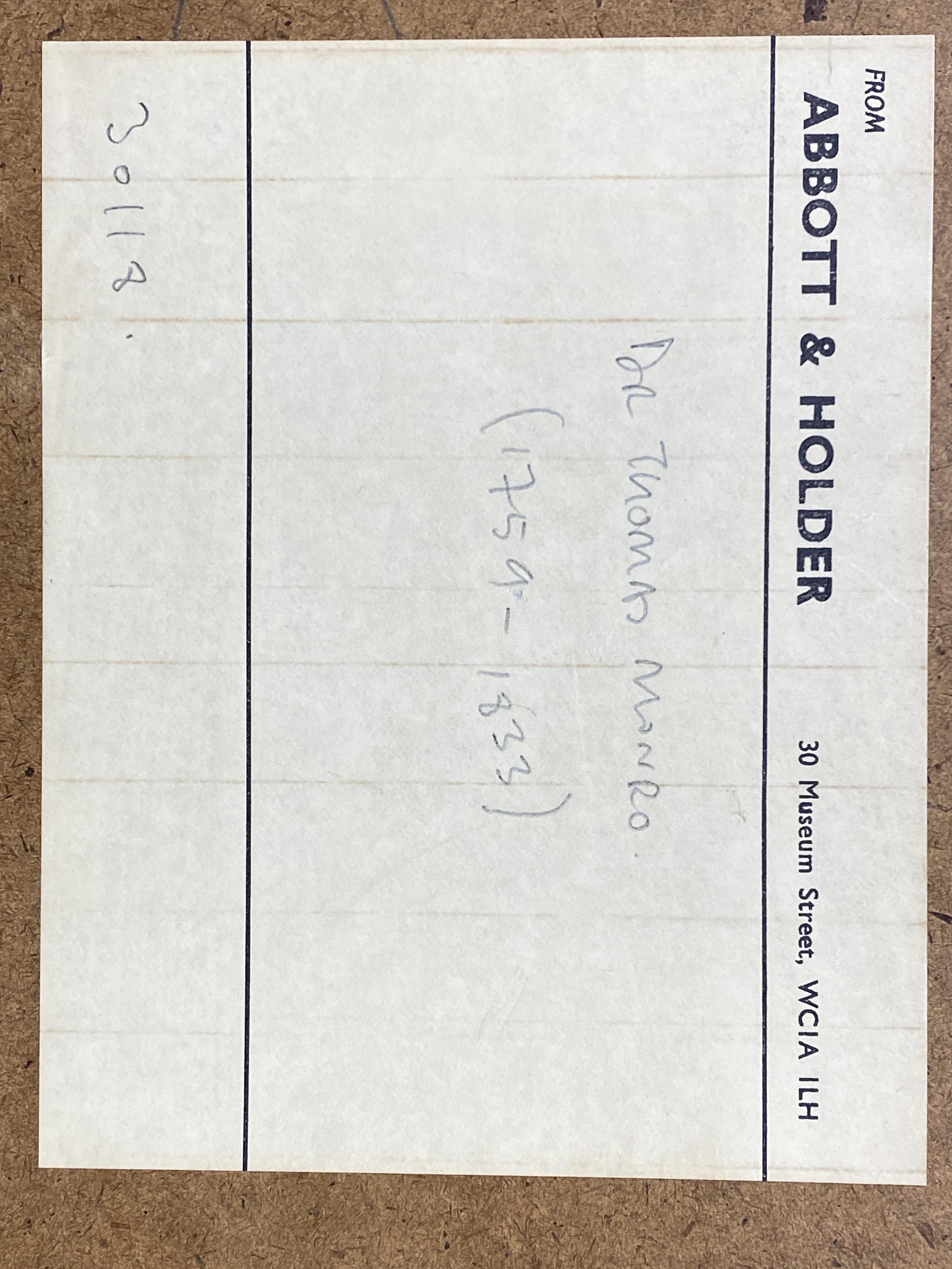 Lot 471 - Thomas Monro