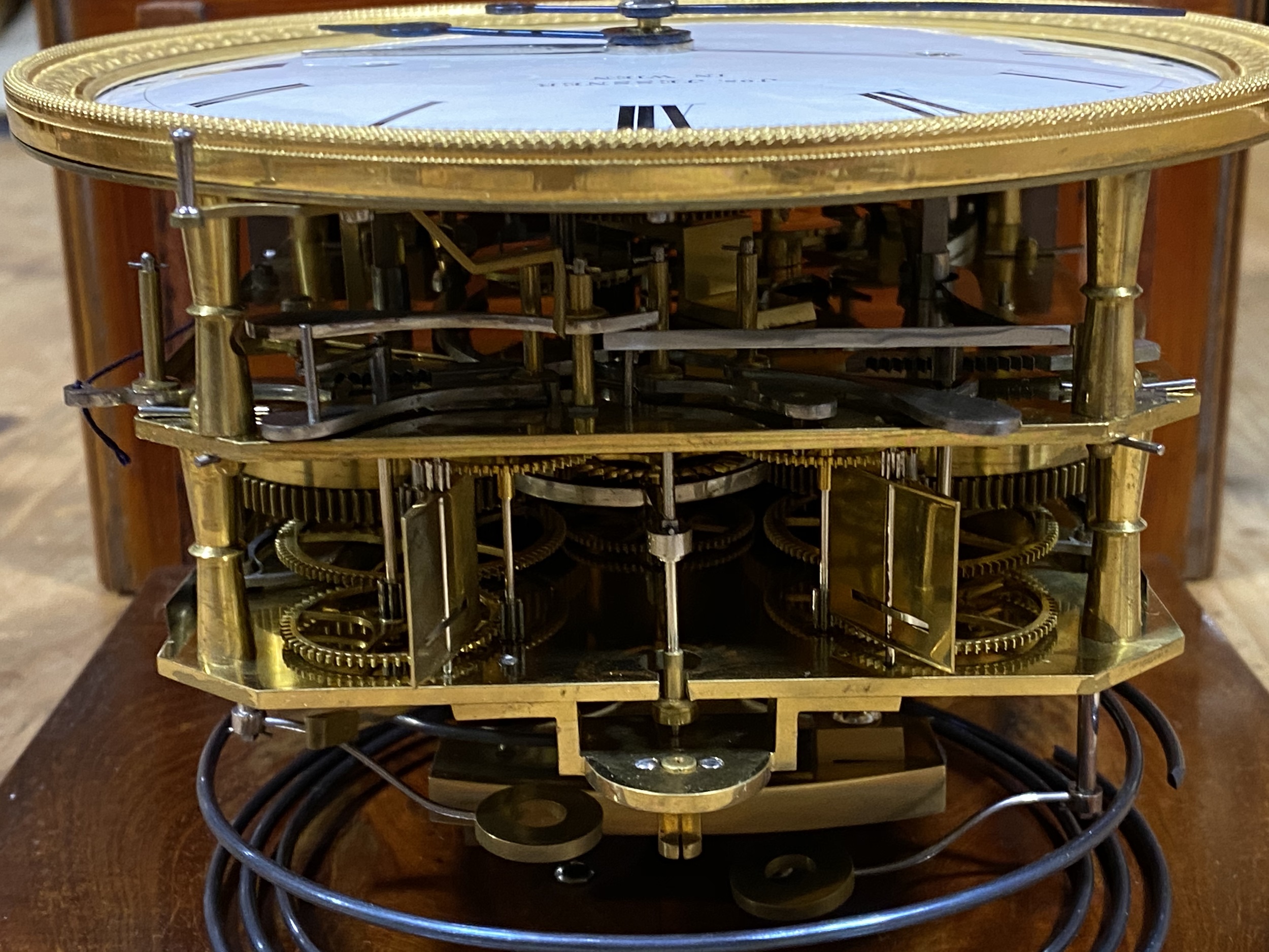 Lot 247 - A mahogany cased Vienna wall clock by Joseph