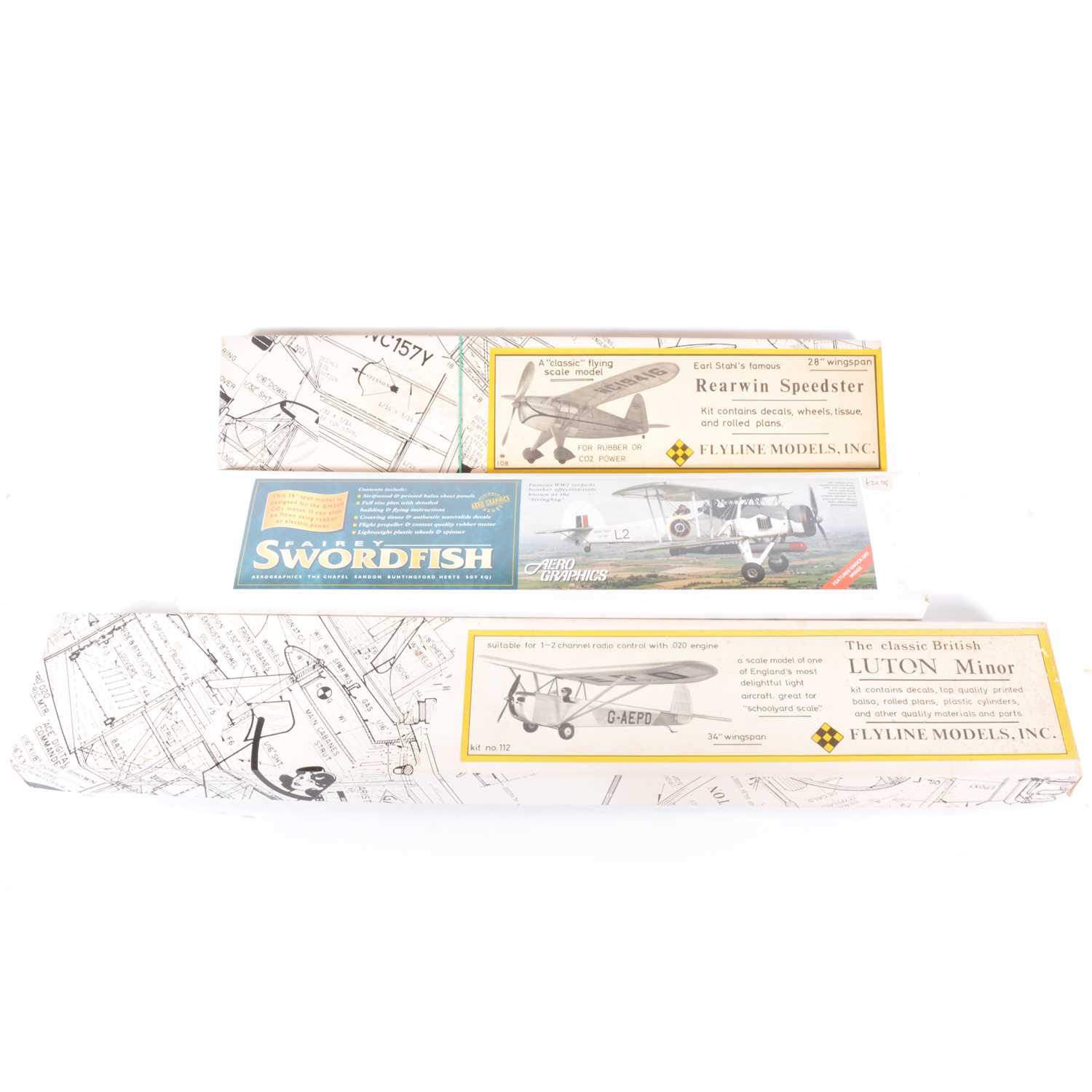 Lot 285 - 3 x Scale kits LUTON MINOR, REARWIN