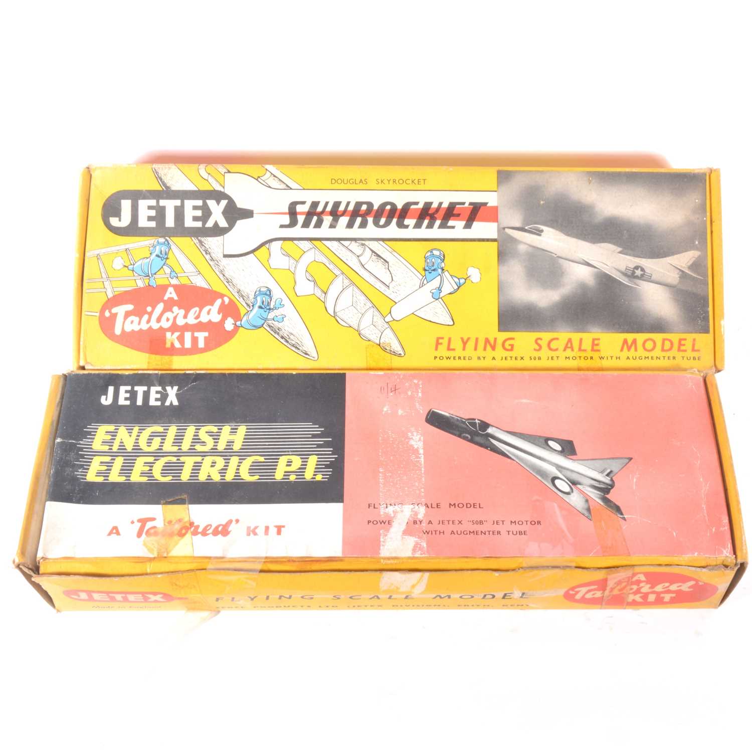 Lot 297 - 2 x JETEX Scale kits SKYROCKET AND ENGLISH