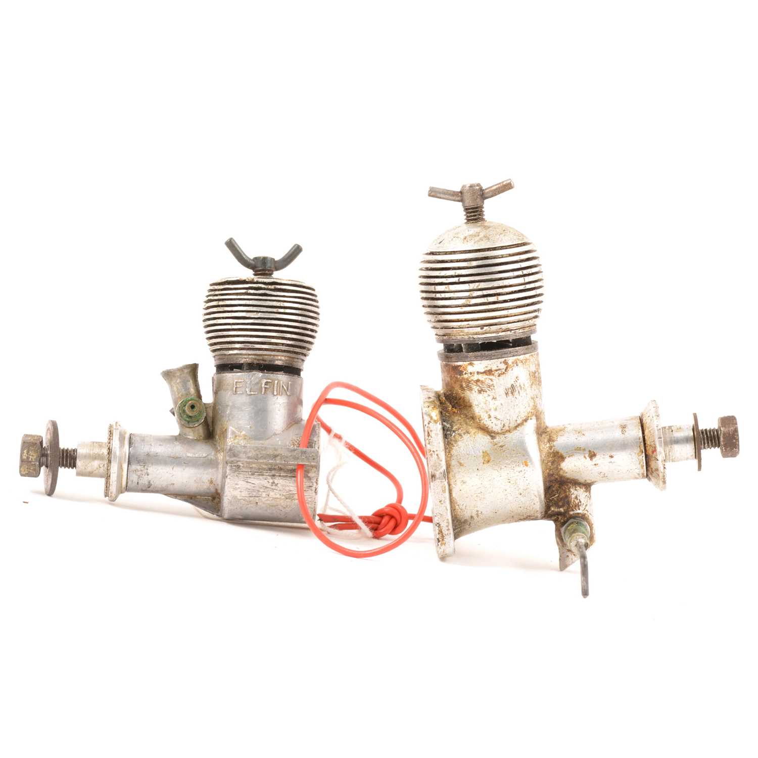 Lot 91 - 2 x EARLY ELGIN diesels 1.5 and 1.8cc.