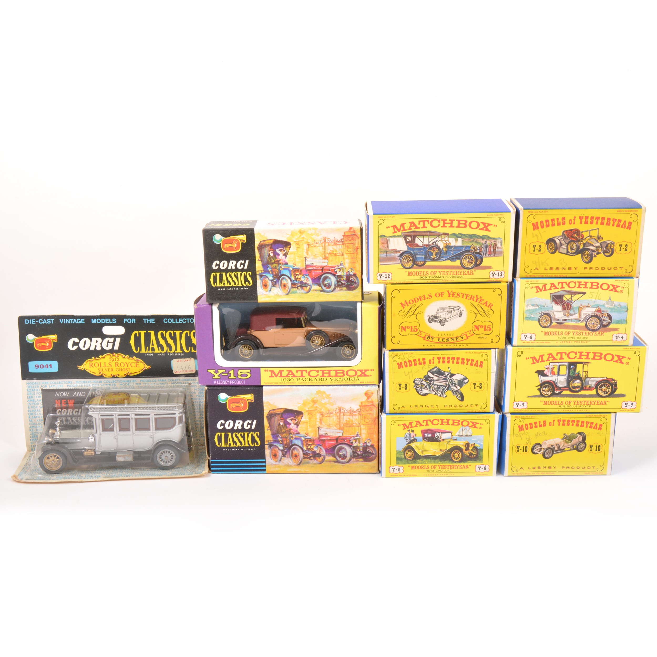 Lot 183 - Twelve boxed Matchbox Models and Yesteryear