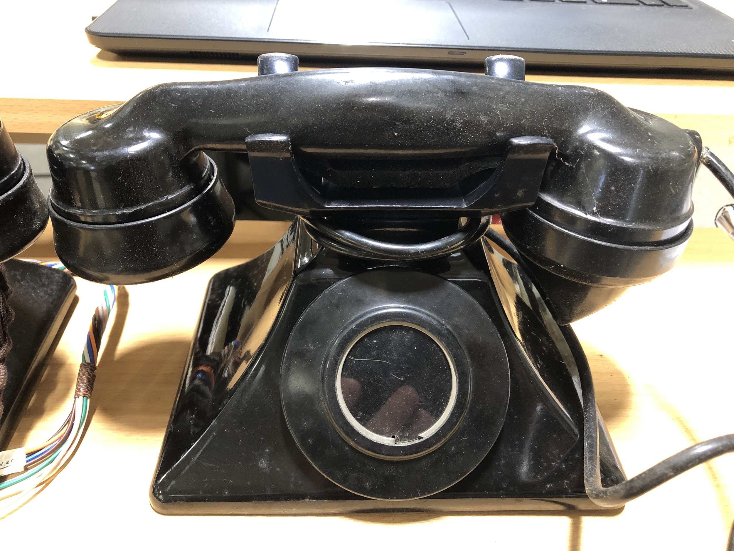 Lot 107 - Four vintage GPO telephones, including an