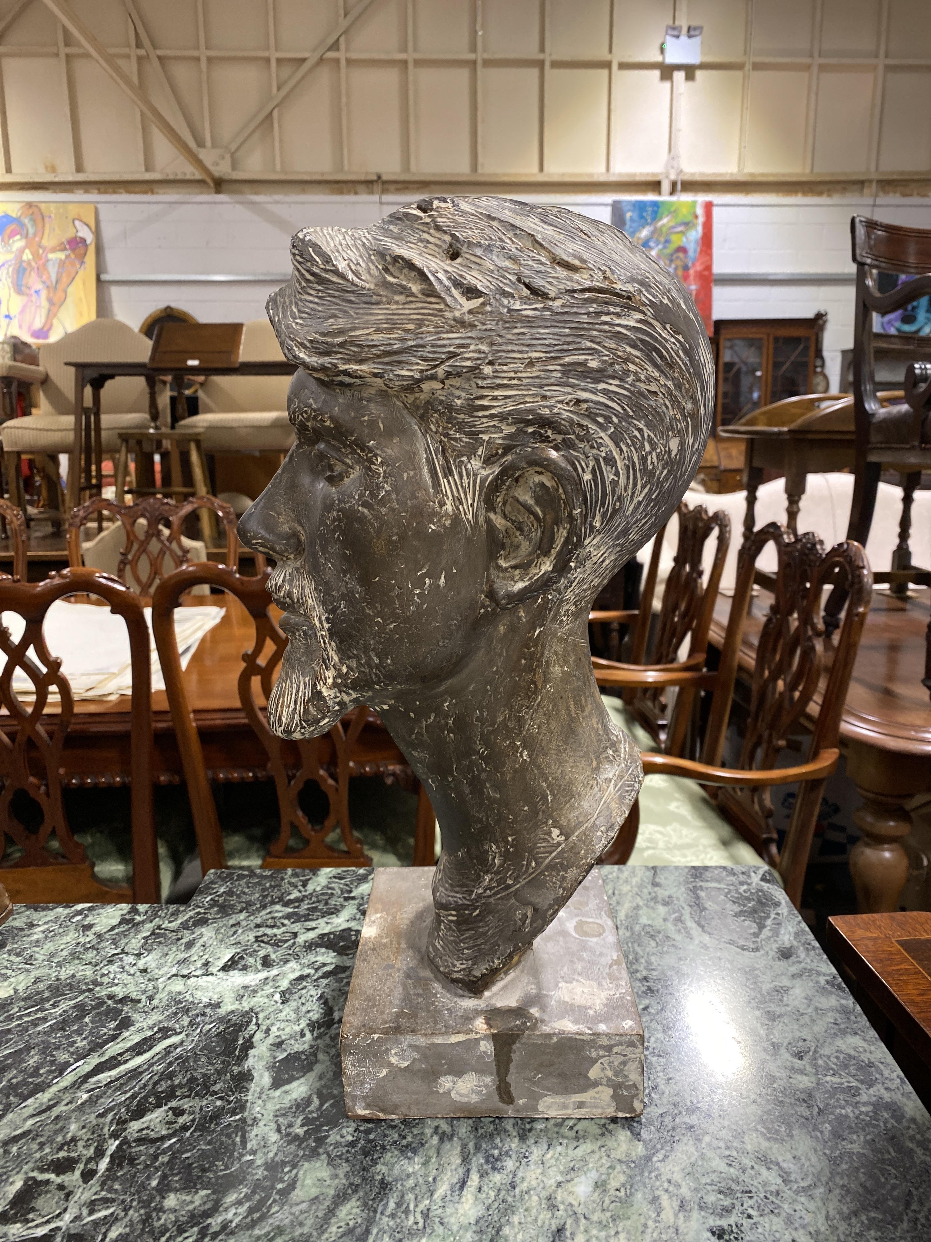 Lot 346 - Mary Milner Dickens, a composite bust of Mr