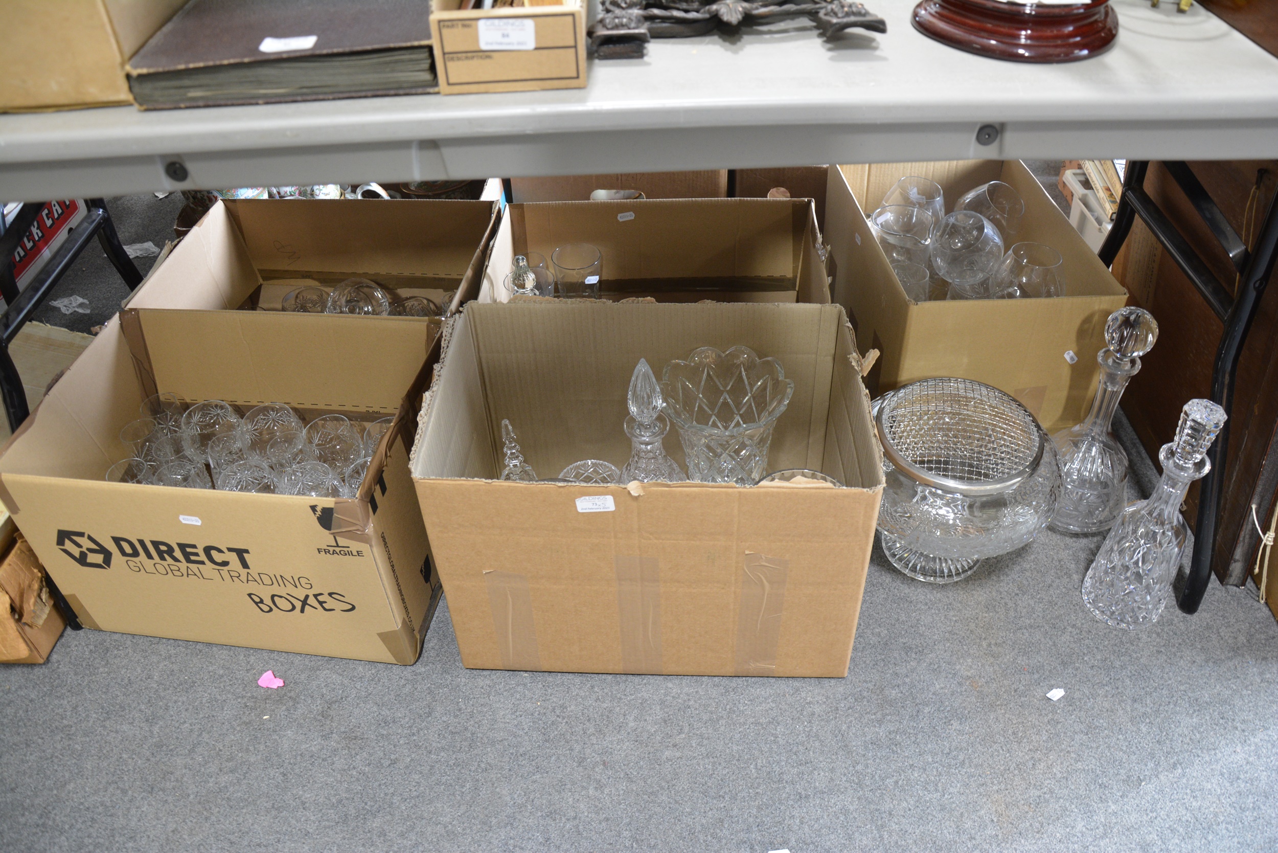 Lot 73 - An extensive suite of Thomas Webb crystal cut