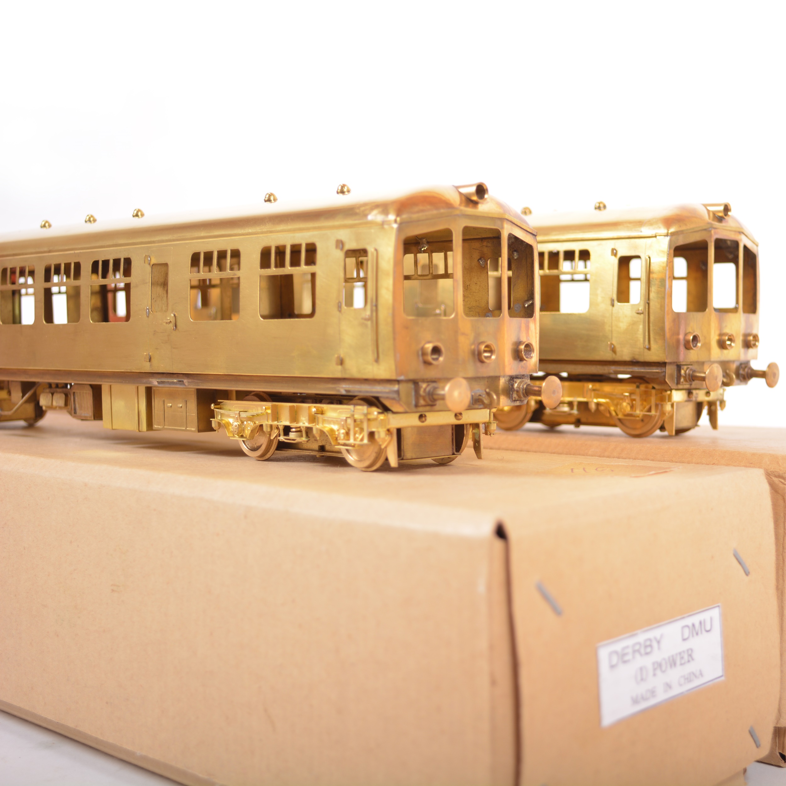 Lot 3 - Bachmann Brassworks O gauge; Derby DMU engine
