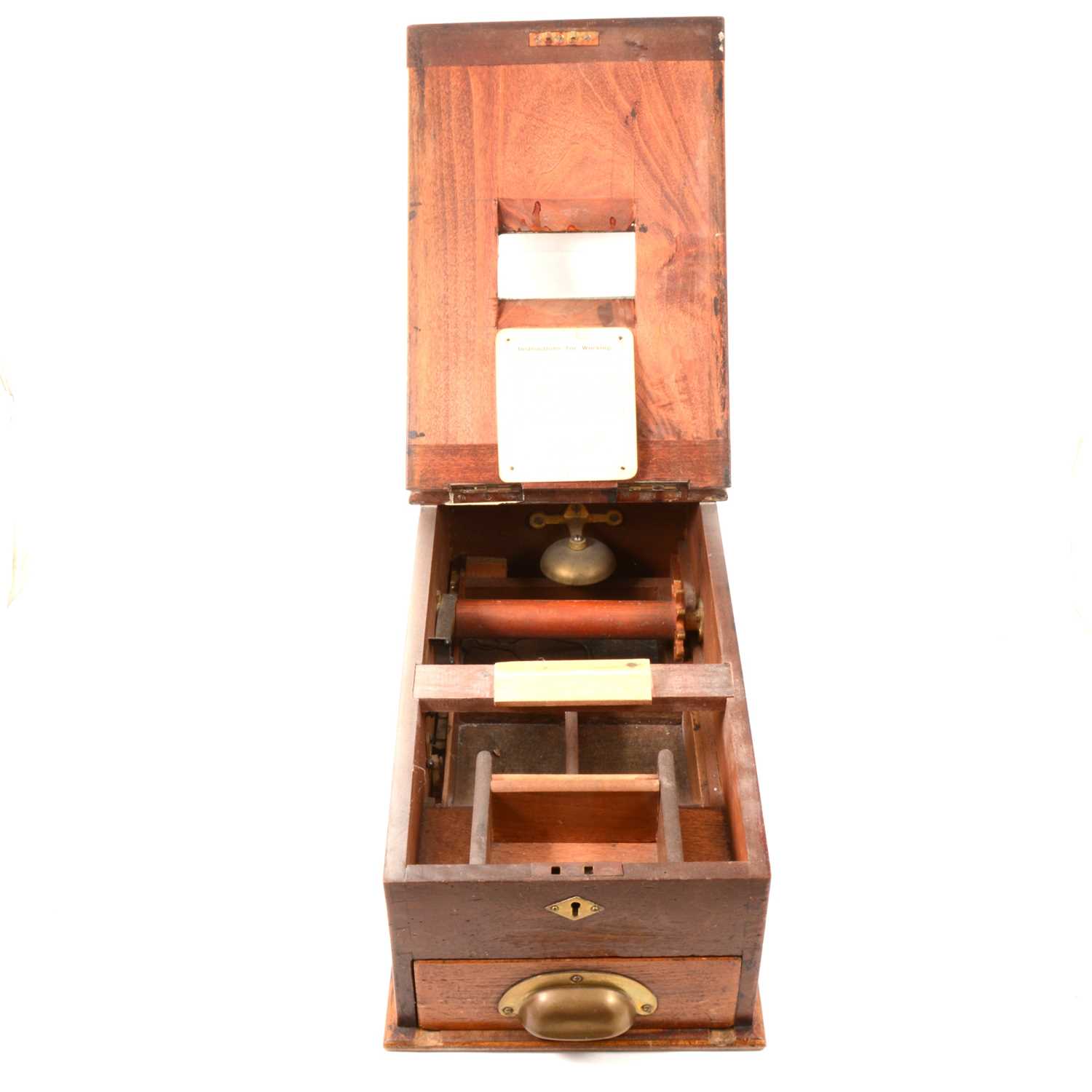 Lot 119 - Victorian stained wood till.