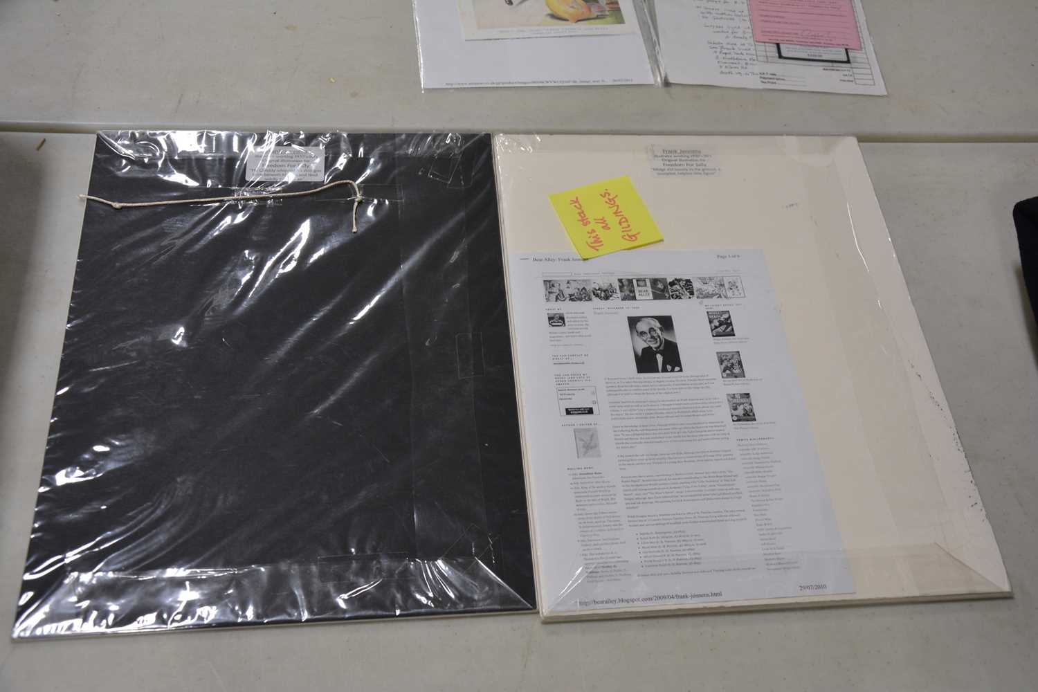 Lot 338 - Frank Jennens - Artworks from childrens'