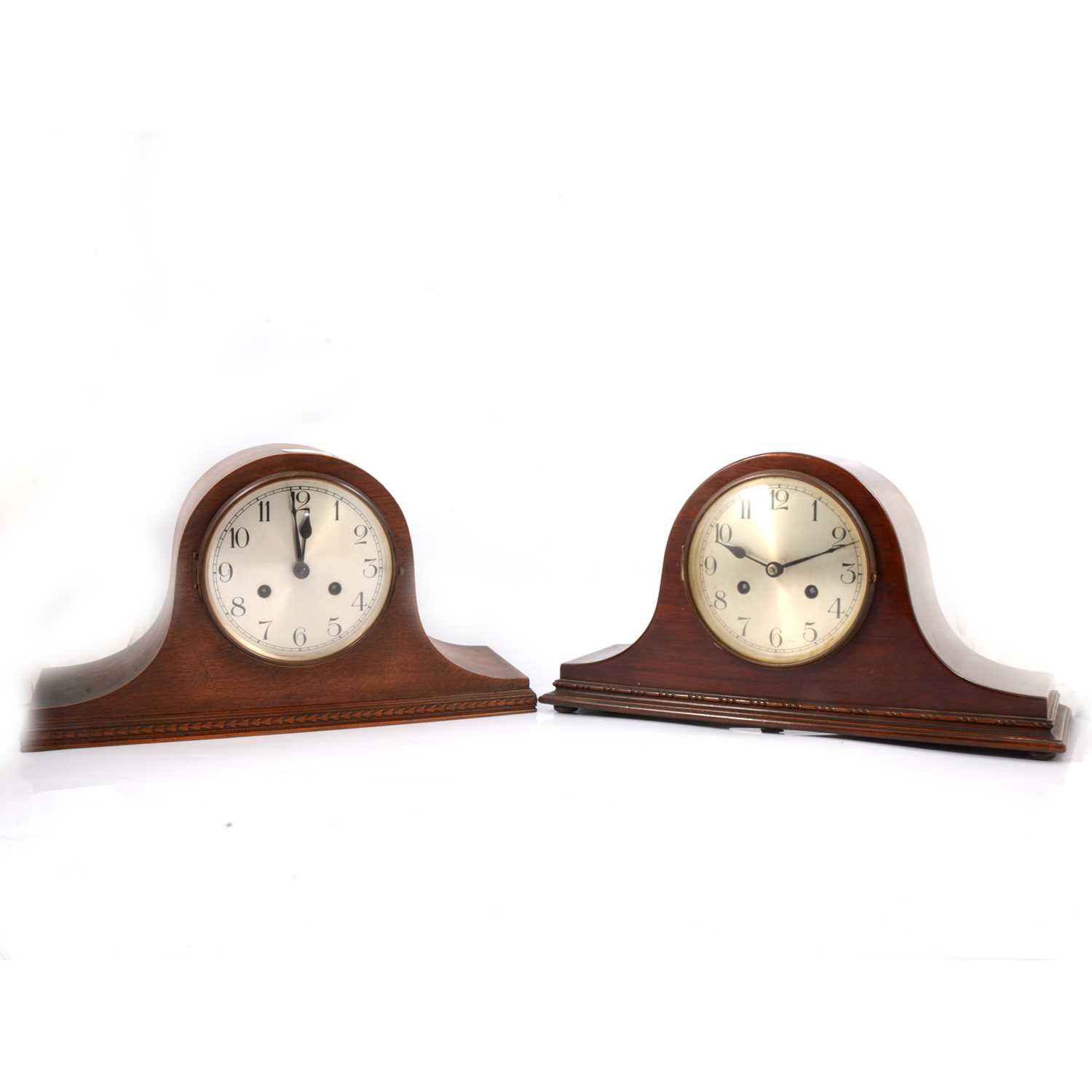 Lot 352 Two Domed Mantle Clocks