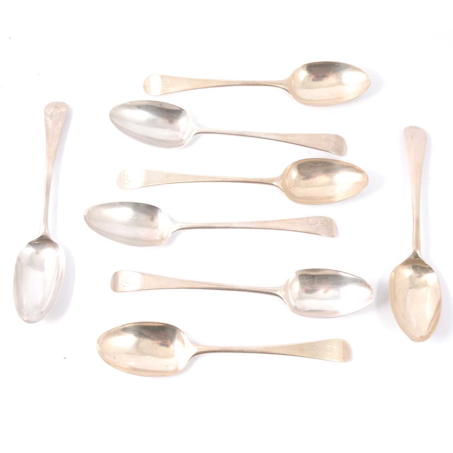 Lot 219 - Old English pattern tablespoons, Hester