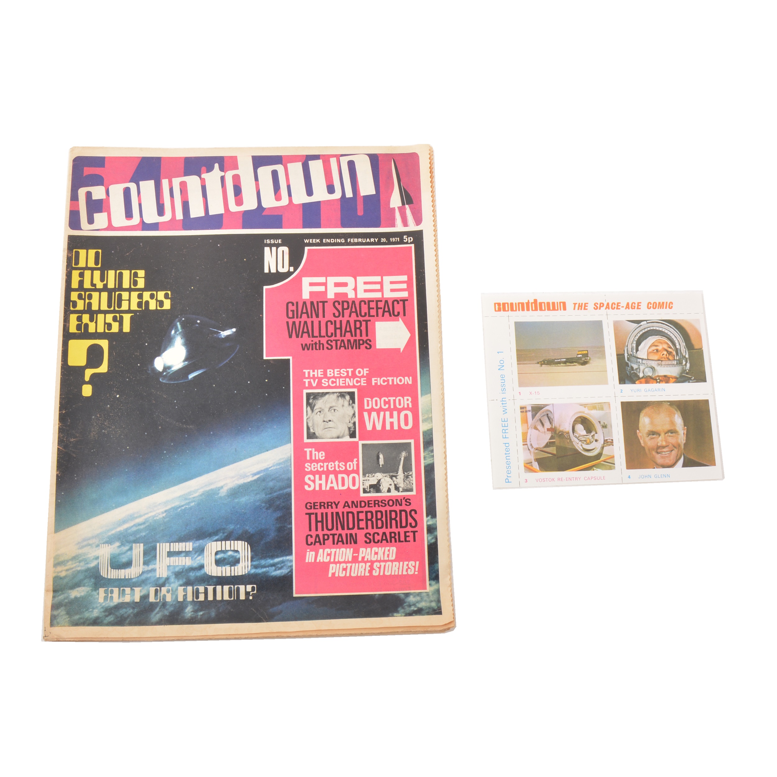 Lot 57 - Countdown Comic no.1 with original poster and