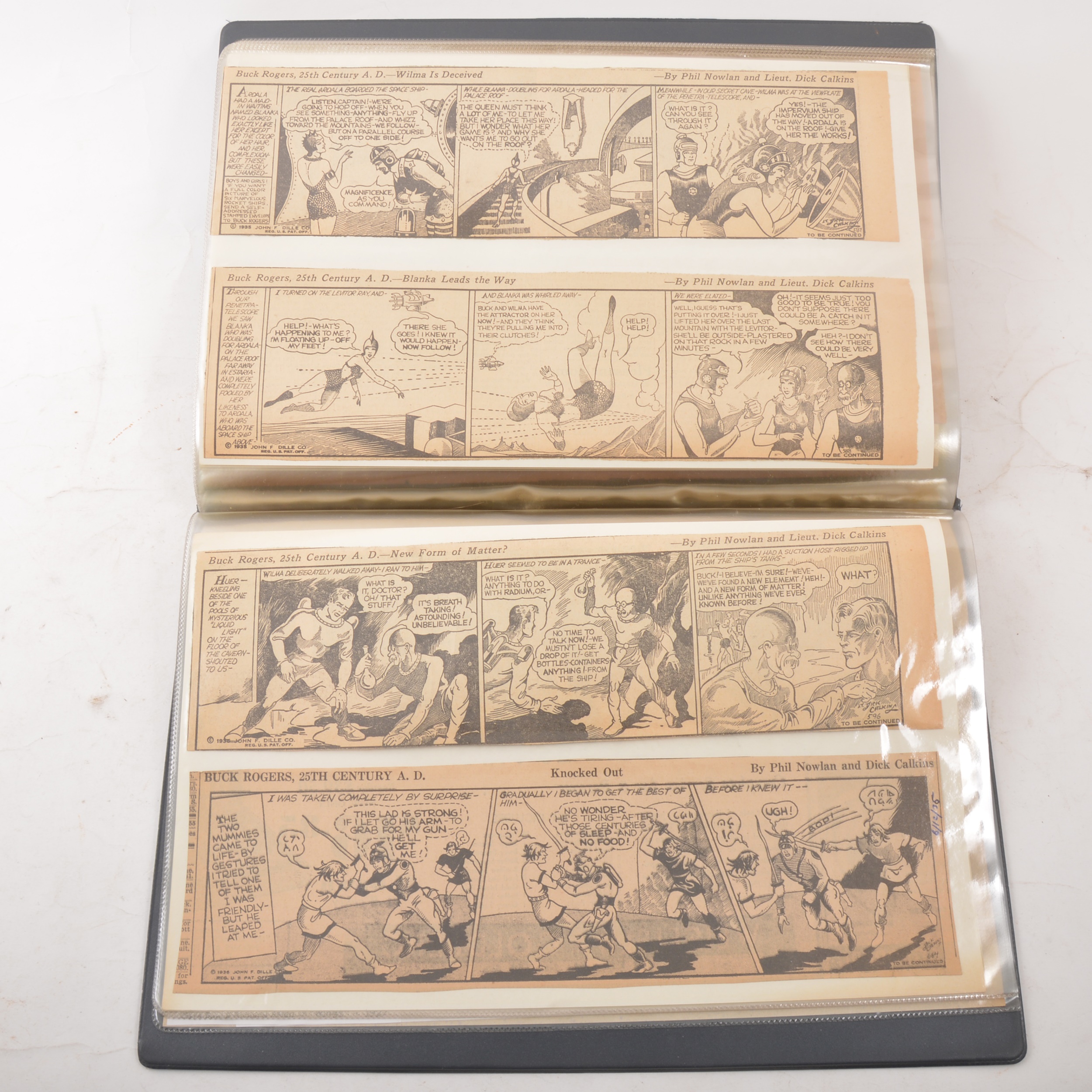 Lot 36 - A folder of John Dille co Buck Rogers Daily