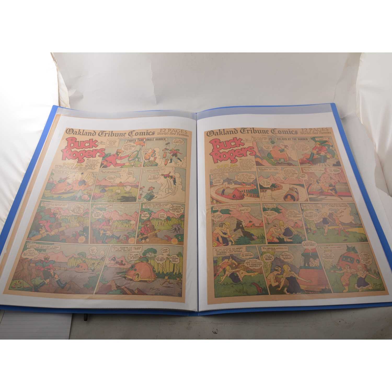 Lot 42 - Buck Rogers newspaper comic strip pages, 39