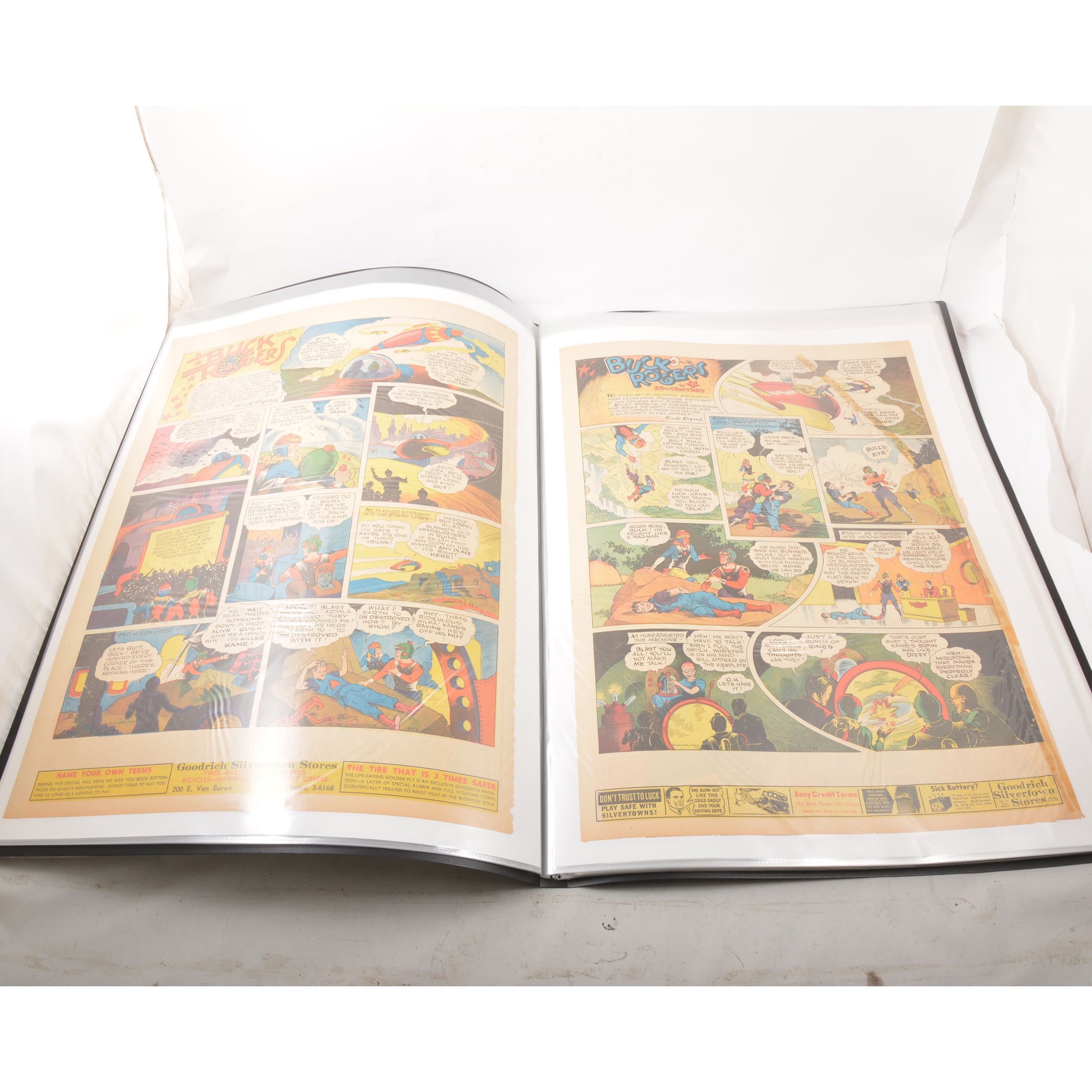 Lot 47 - Buck Rogers newspaper comic strip pages, 40