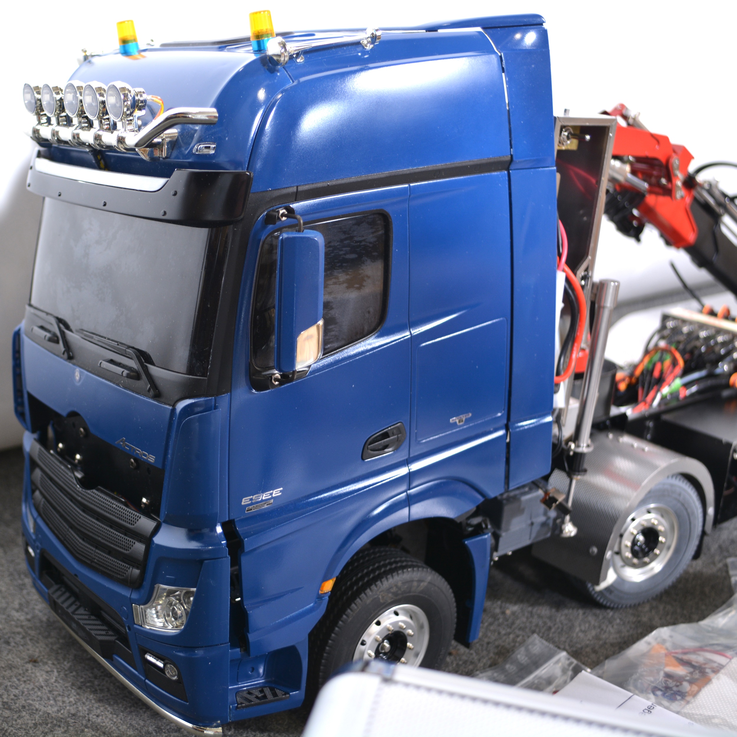 Lot 179 - ScaleArt and Tamiya RC model truck with