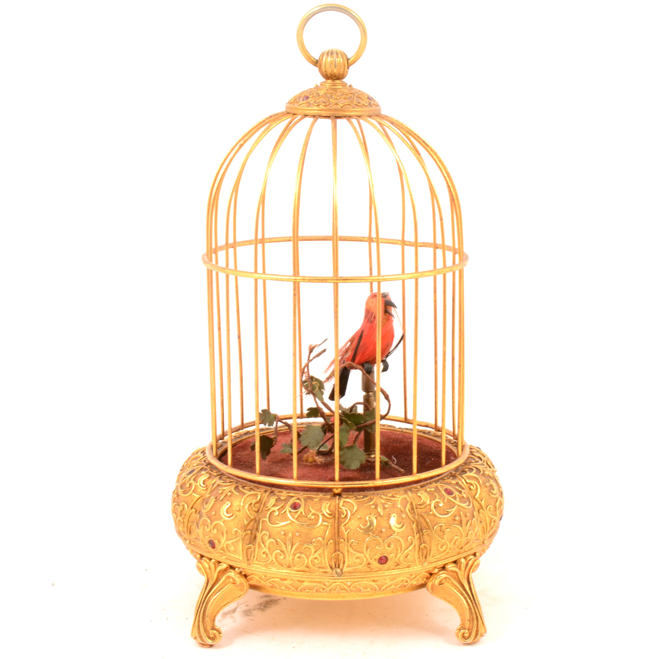 Lot 142 - German singing bird automaton by Elpa.