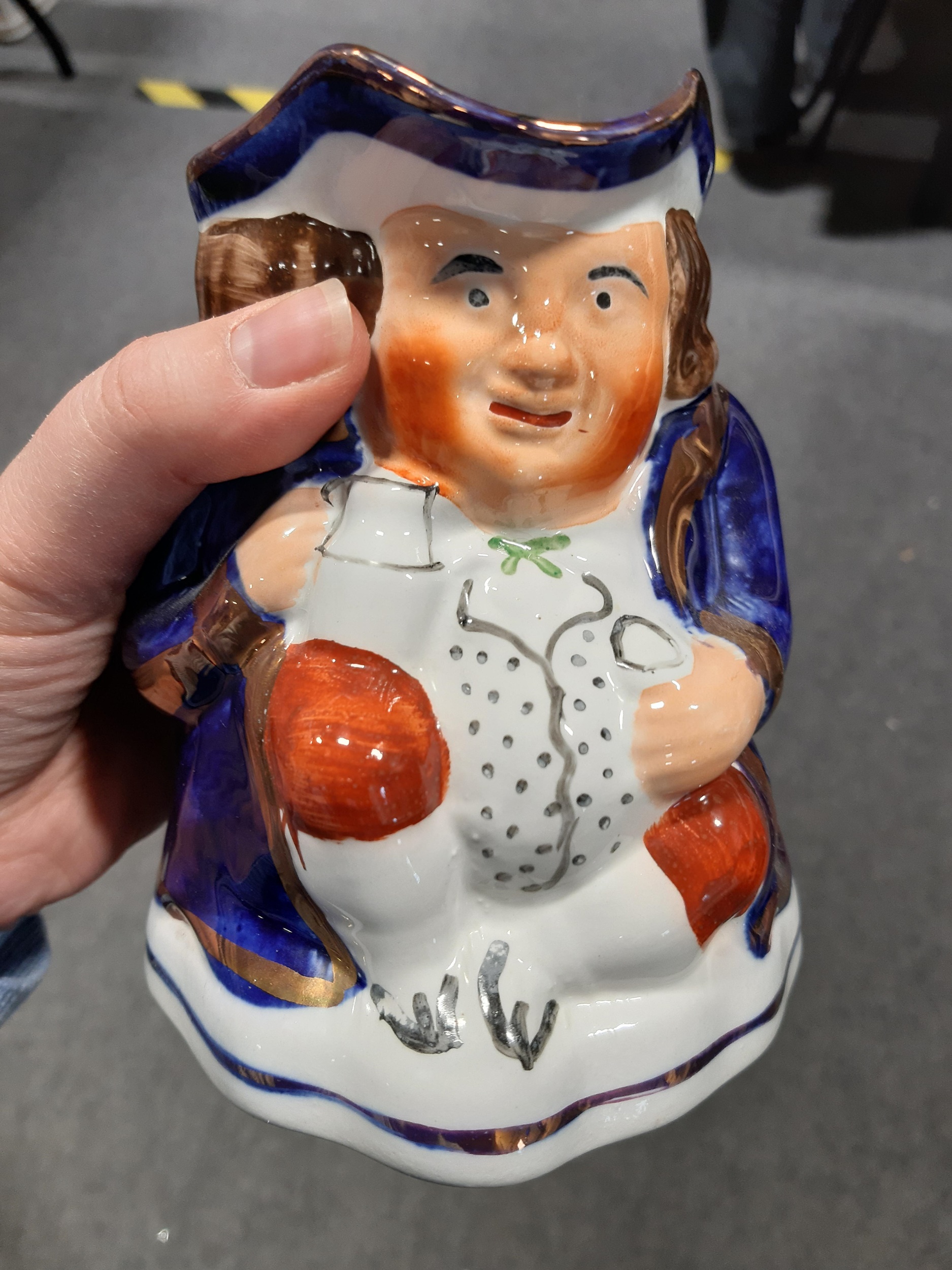 Lot 74 - Collection of six Staffordshire Toby jugs.