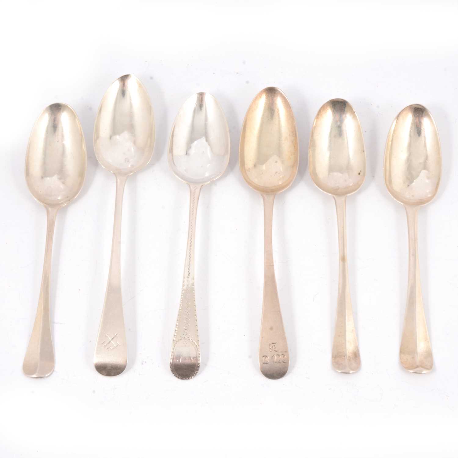 Lot 247 - George II silver spoon,