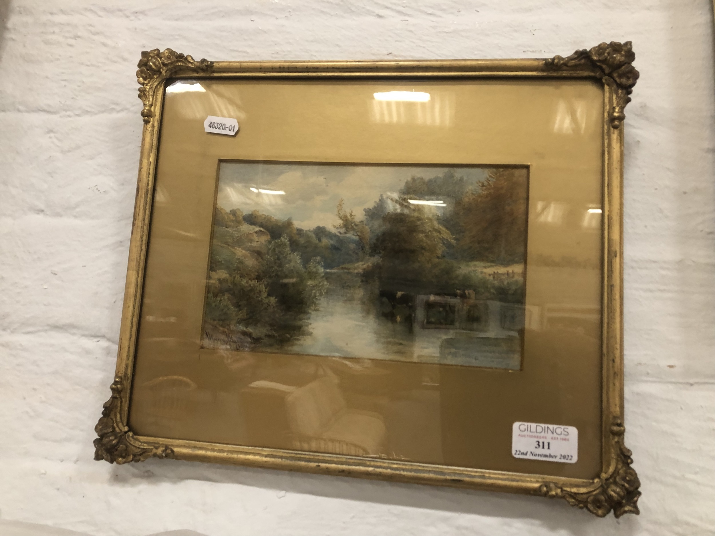 Lot 311 - Murray MacDonald - River landscape with