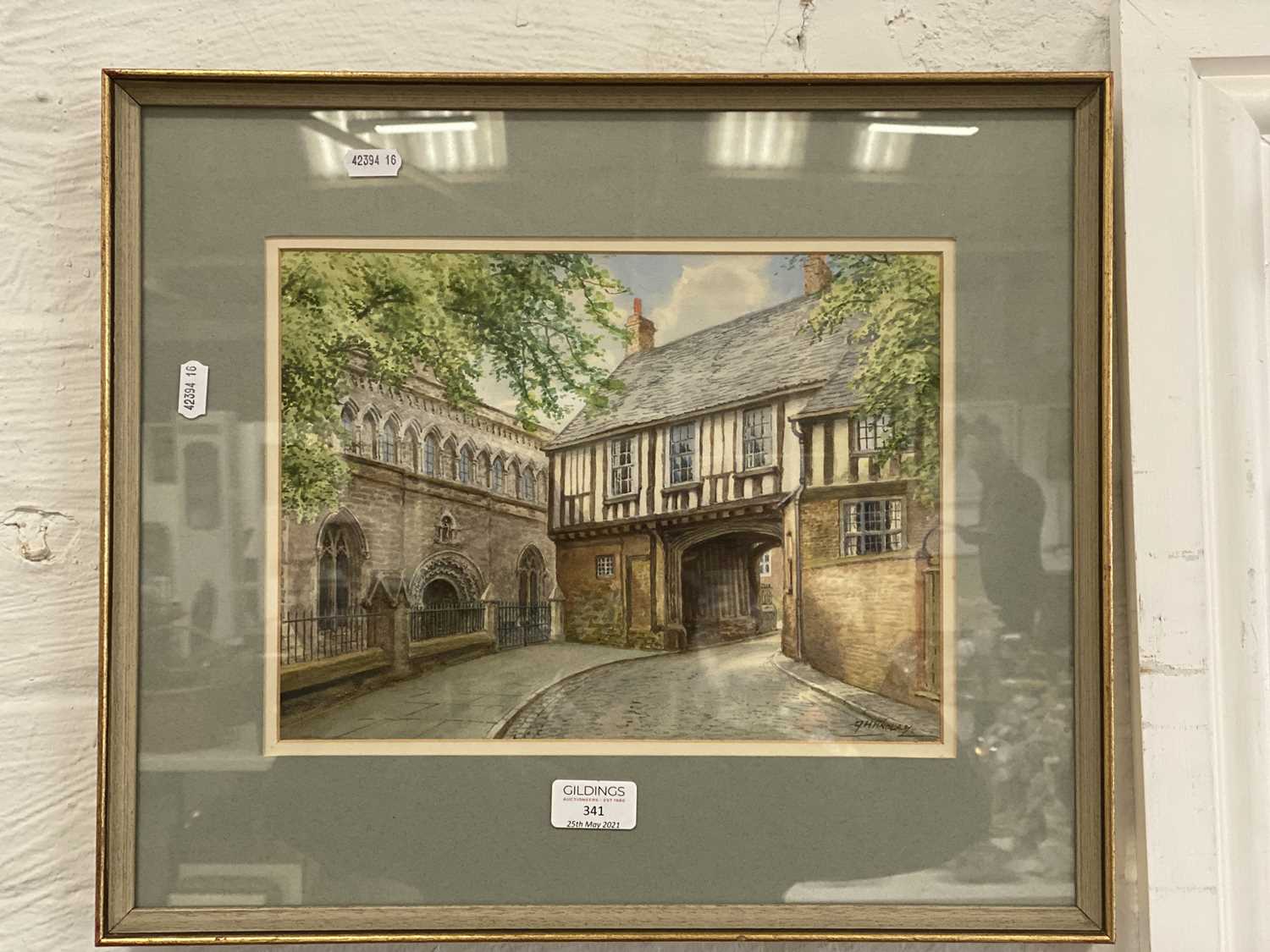 Lot 341 - Albert H Findley, Tudor Gateway, Leicester.